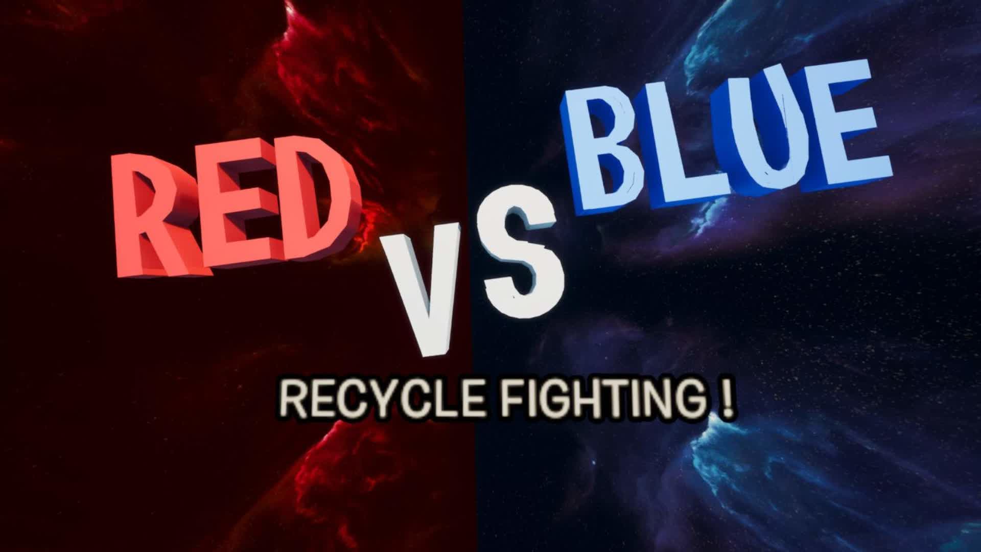 🔴RED VS BLUE🔵: RECYCLE FIGHTING ! 6741-8076-0070 by lemoon-yt ...