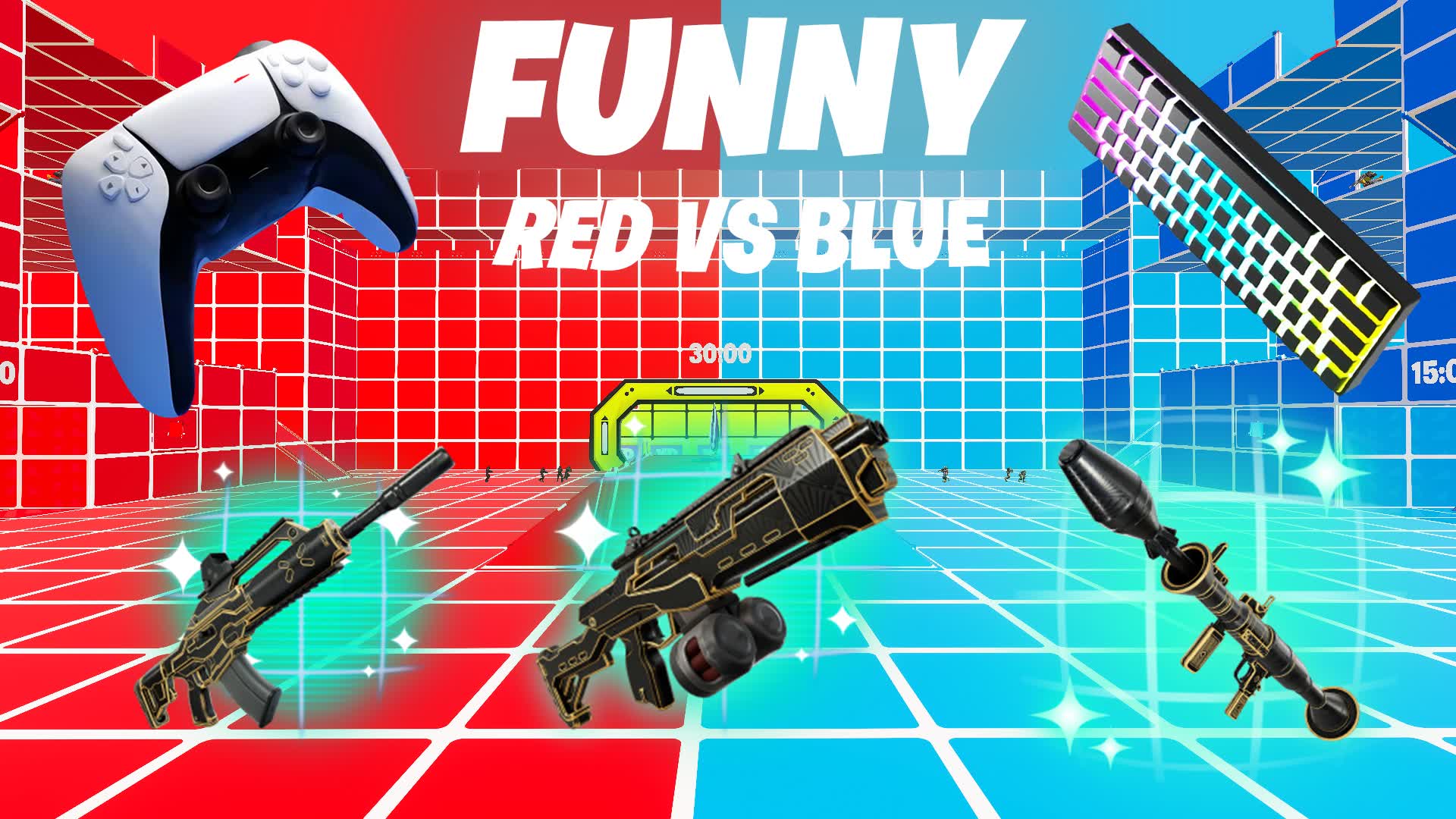 FUNNY CONTROLLER VS KEYBOARD 🔴🔵 6056-5213-0549 by jules-cup - Fortnite