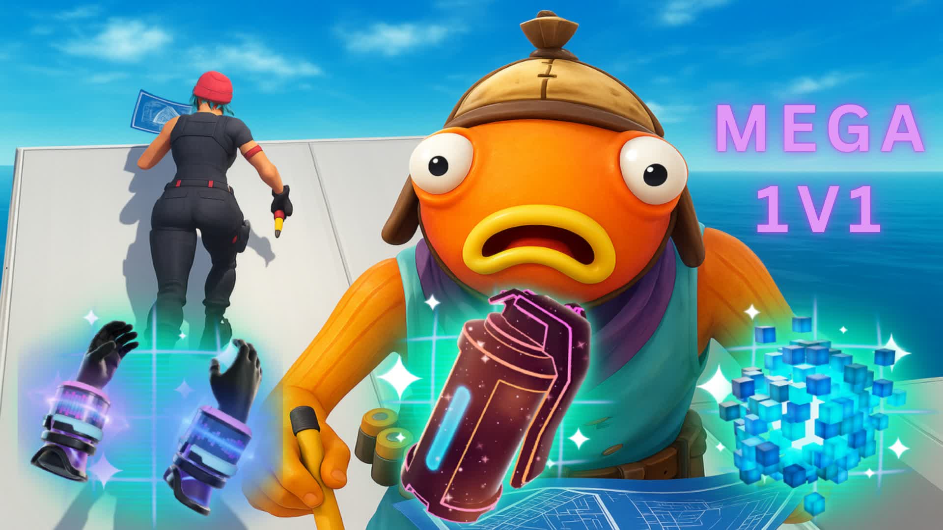 Simple 1v1 Arena 4256-3000-5304 by lazerbaem - Fortnite Creative Map ...