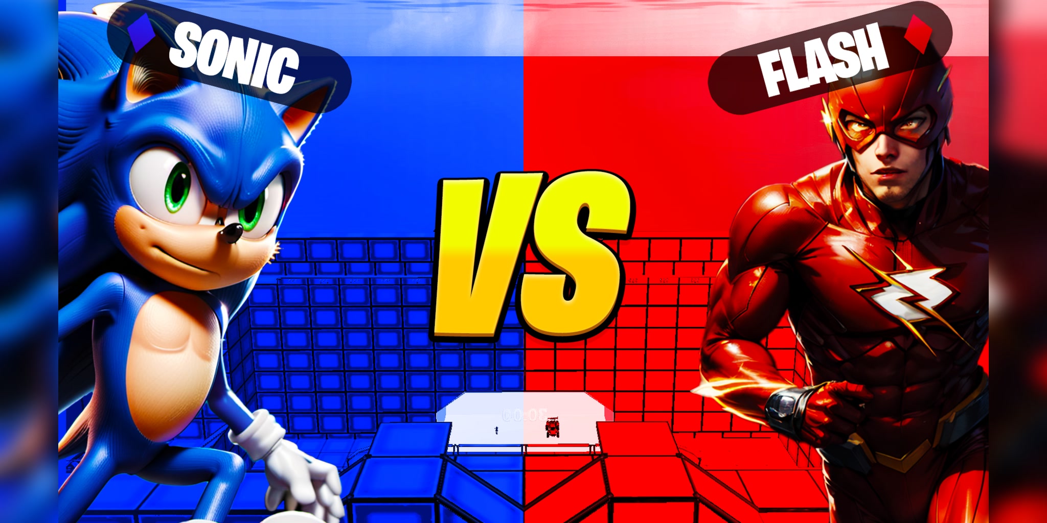 🔵 SONIC VS FLASH 🔴 1961-6973-1109 by kebabos - Fortnite Creative Map Code - Fortnite.GG
