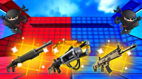 TEAM BATTLE RED VS BLUE 🔴🔵 3324-7399-9385 by red-vs-blue - Fortnite ...