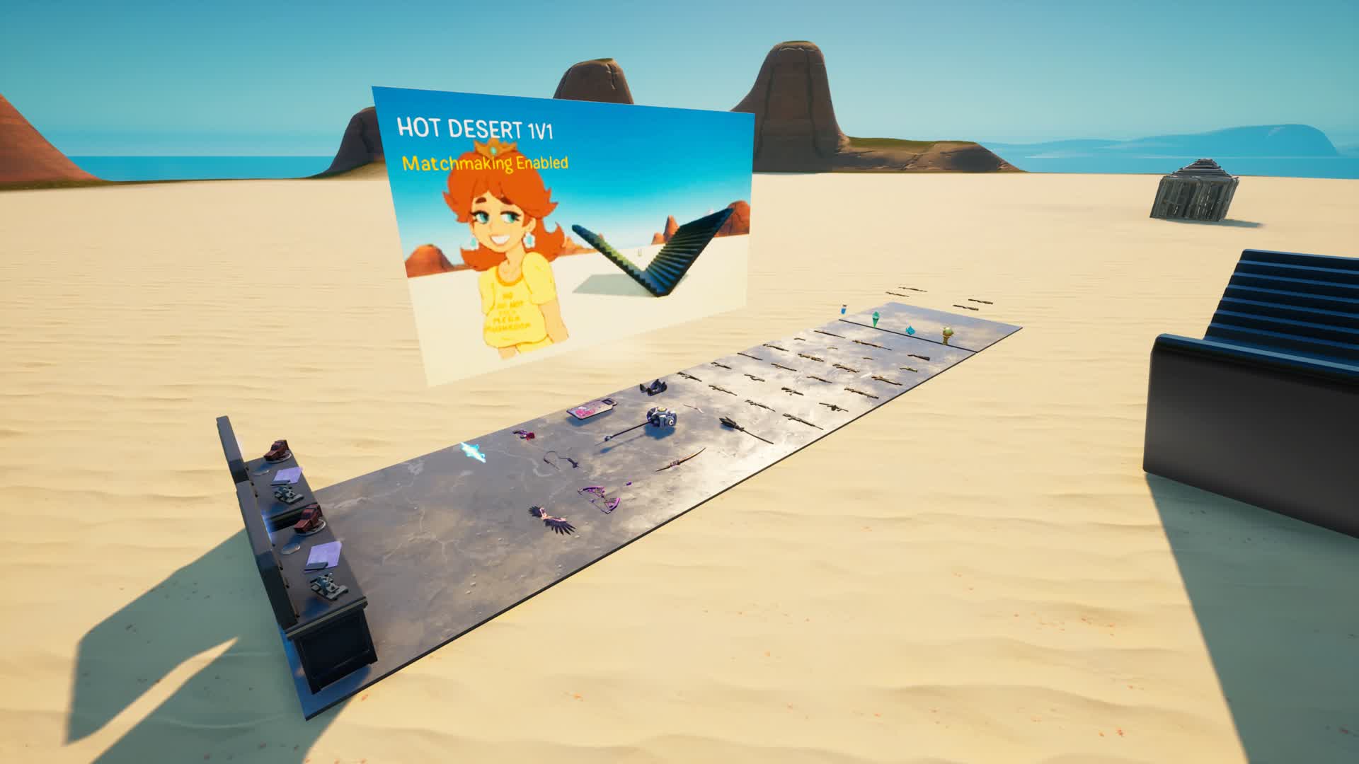 Desert 1v1 2553-2573-9948 by lieutenantcheeks - Fortnite Creative Map ...