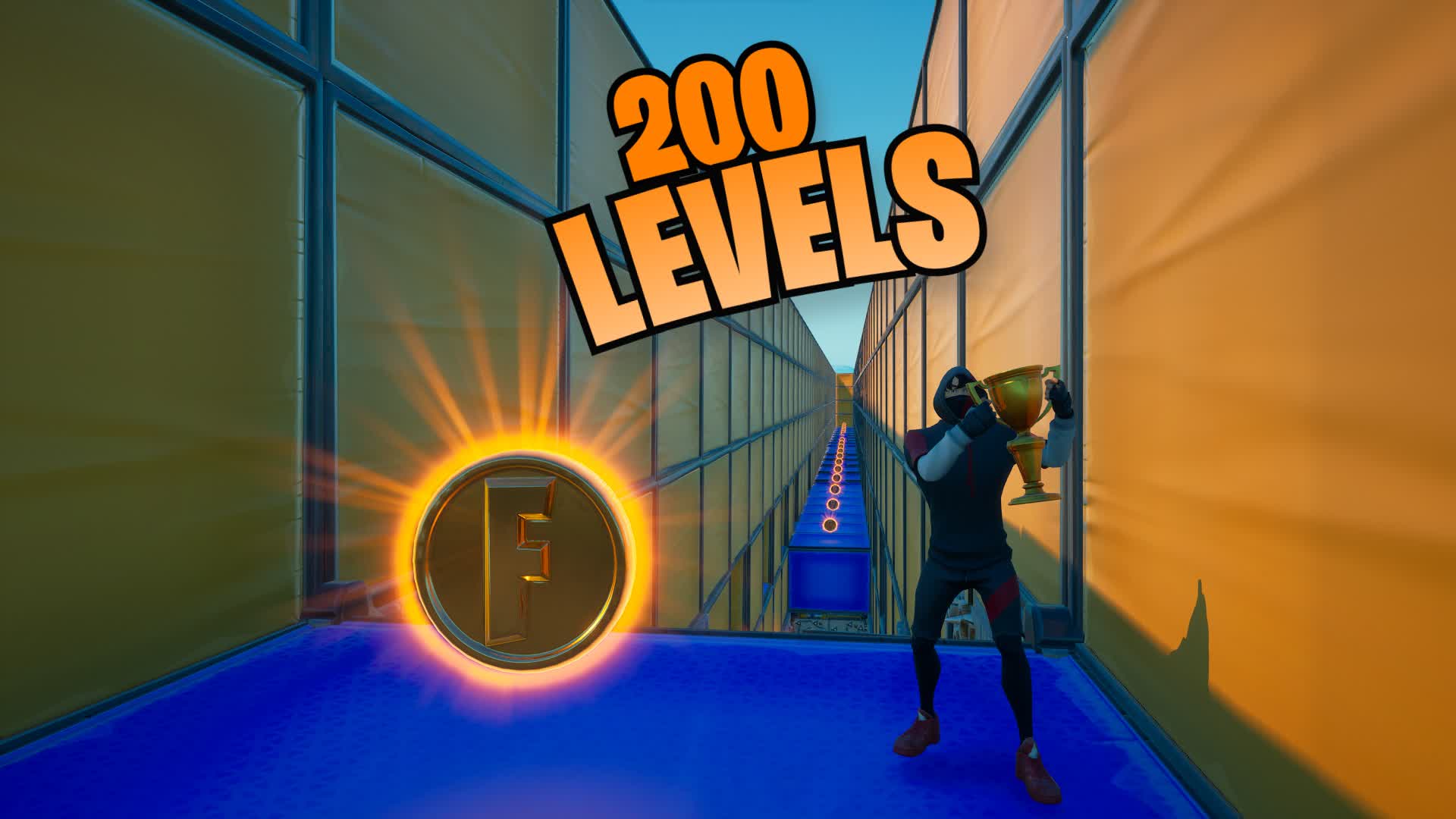 ⭐200 Level Easy Deathrun⭐ 4815 5910 8988 By Cookiekrill Fortnite