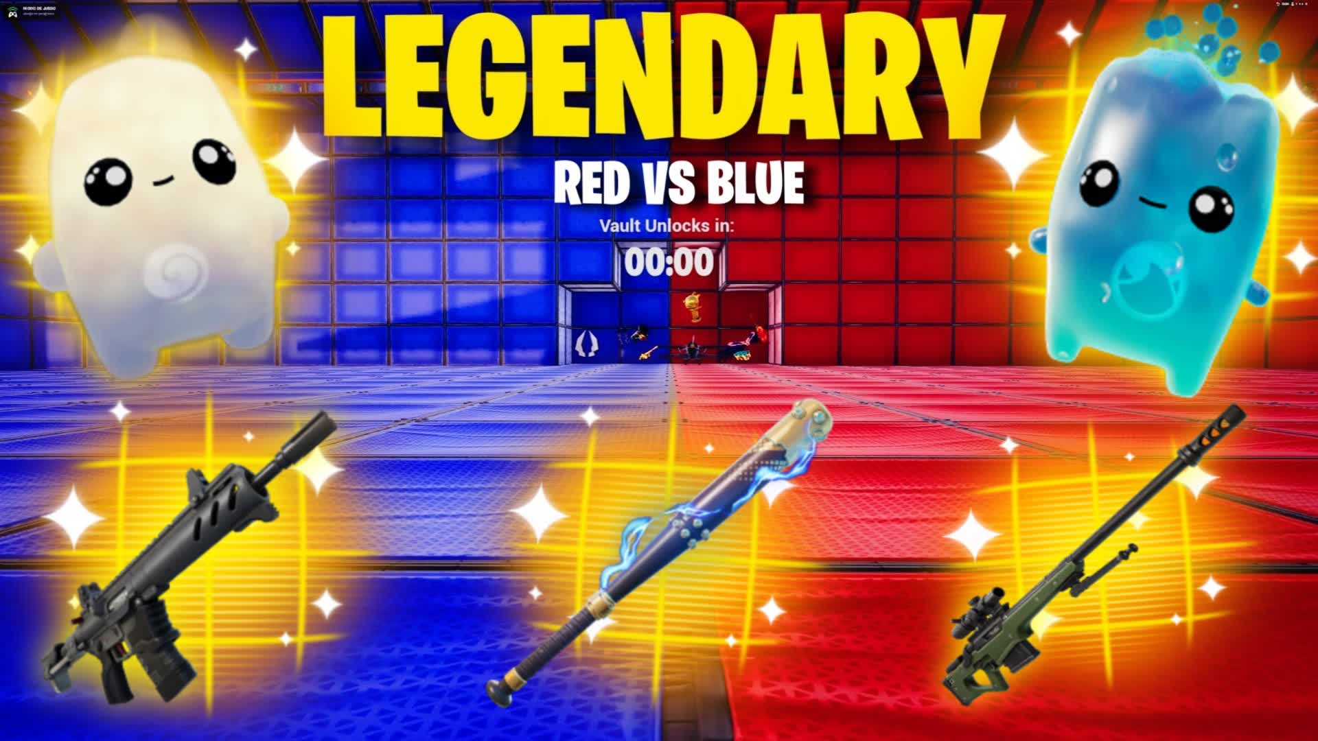 LEGENDARY RED VS BLUE 🔴🔵 8766-1939-8592 by xscared - Fortnite Creative ...