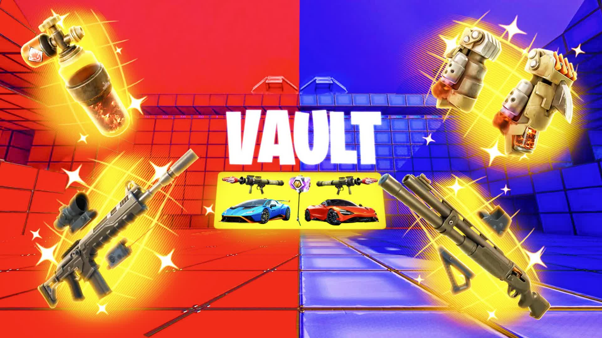 AMAZING RED VS BLUE 🔴🔵 3623-1194-3382 من ابتكار codeknuckels - Fortnite