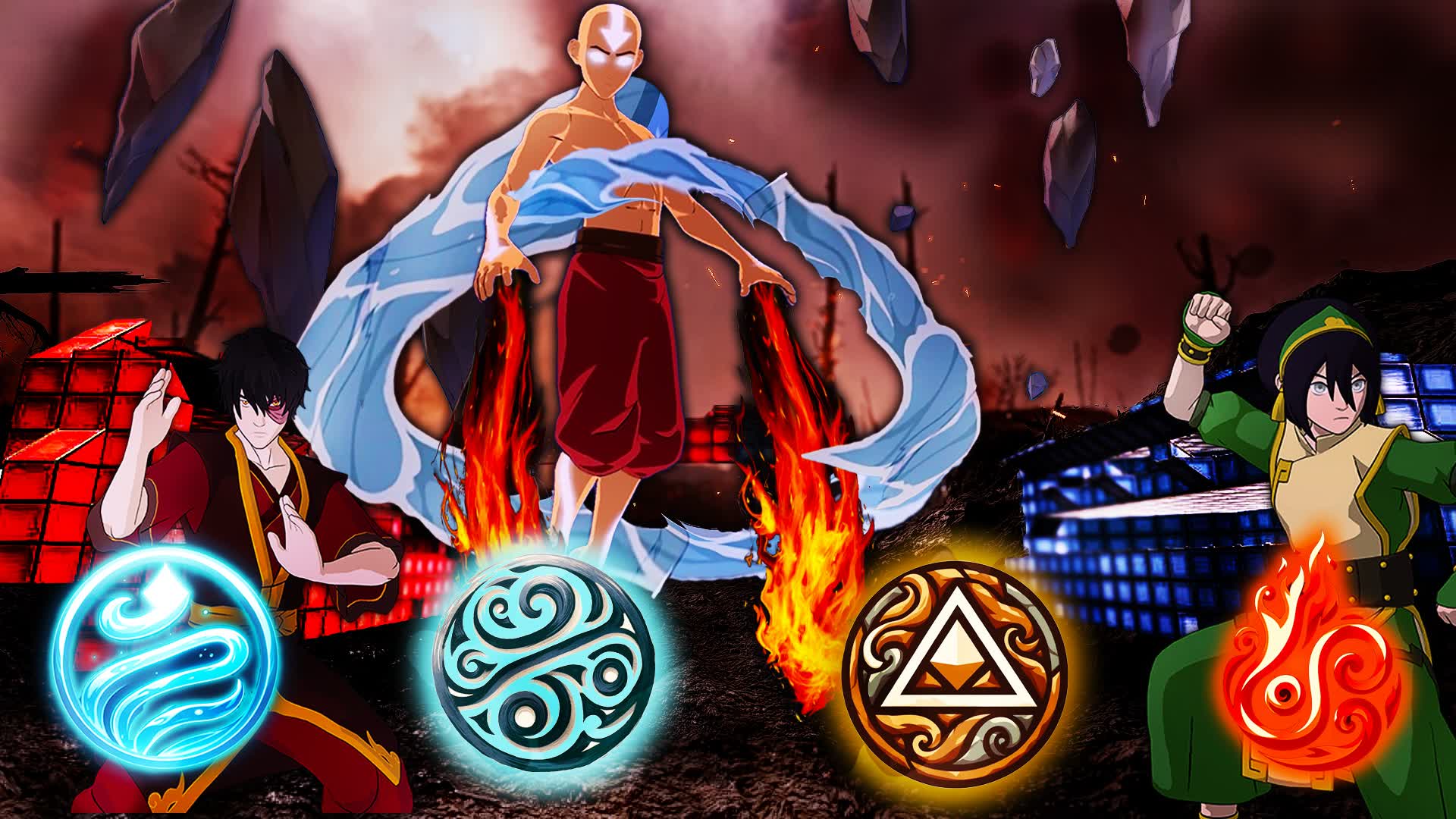 Avatar Four Elements Wallpaper