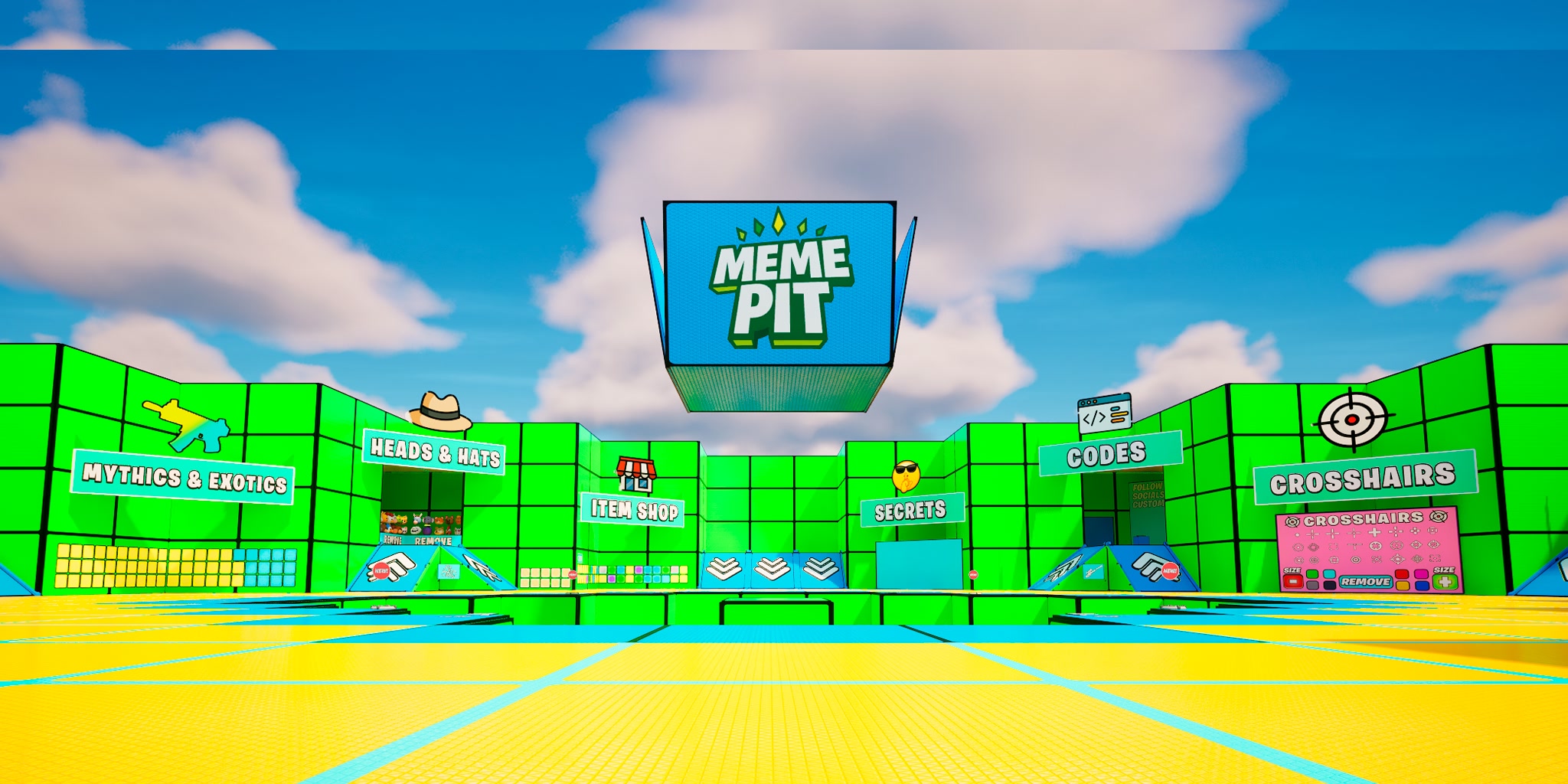 😂 MEME PIT + SOUND 🔊 2013-0272-0637 by tortik - Fortnite Creative Map ...