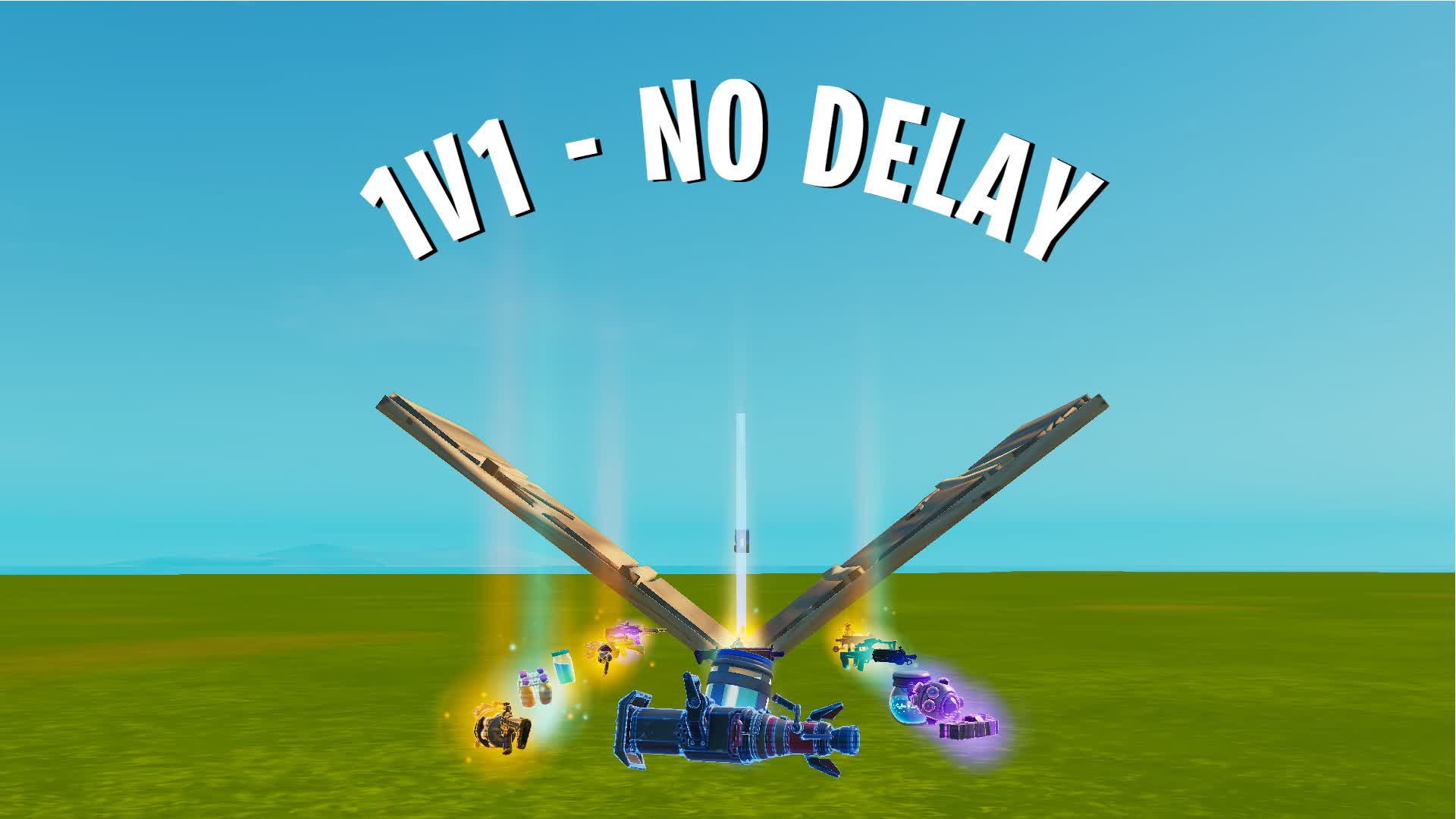1V1 - NO DELAY 5796-6849-4505 by michon - Fortnite Creative Map Code ...