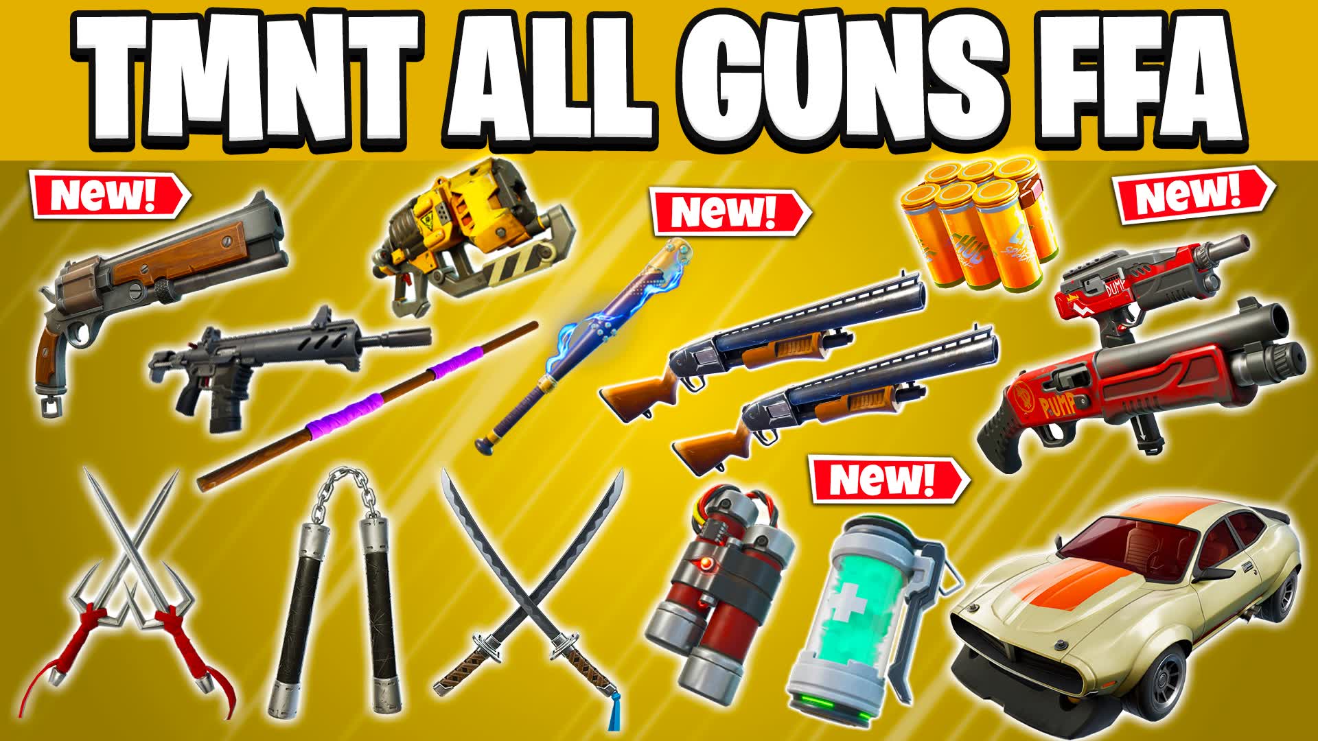 TMNT ALL GUNS FREE FOR ALL ⭐ (ALL CARS) 2479-4222-9471 by mq2 ...