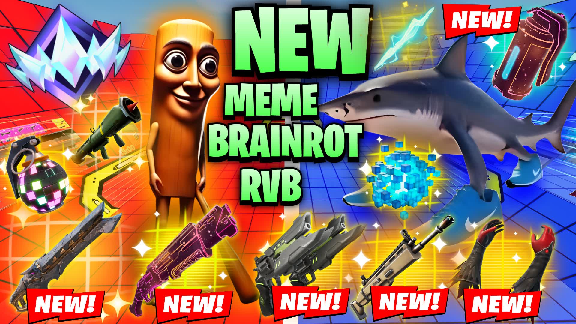 BRAINROT RED VS BLUE ⭐ALL WEAPONS 🔴🔵 3222-1194-2617 by rt_mario2006 ...