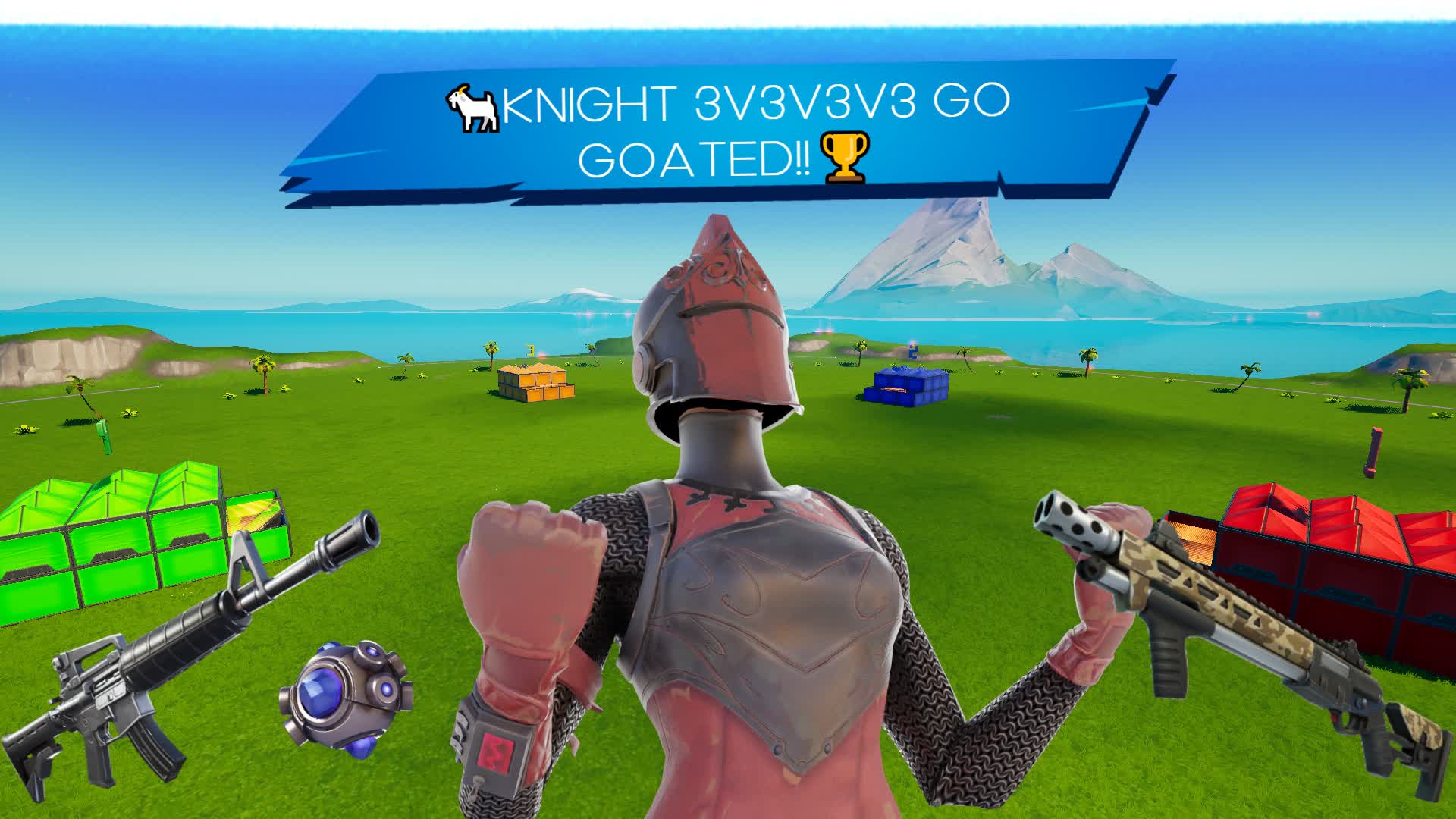 🐐KNIGHT 3V3V3V3 GO GOATED!!🏆 7286-2127-2131 by zekekane - Fortnite Creative Map Code - Fortnite.GG