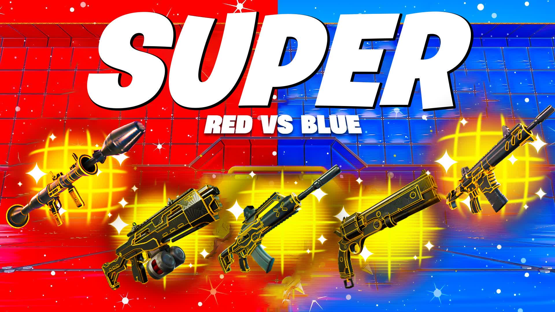 ALL GUNS RED VS BLUE 🔴🔵 5544-6119-4339 by 7ams - Fortnite Creative Map ...