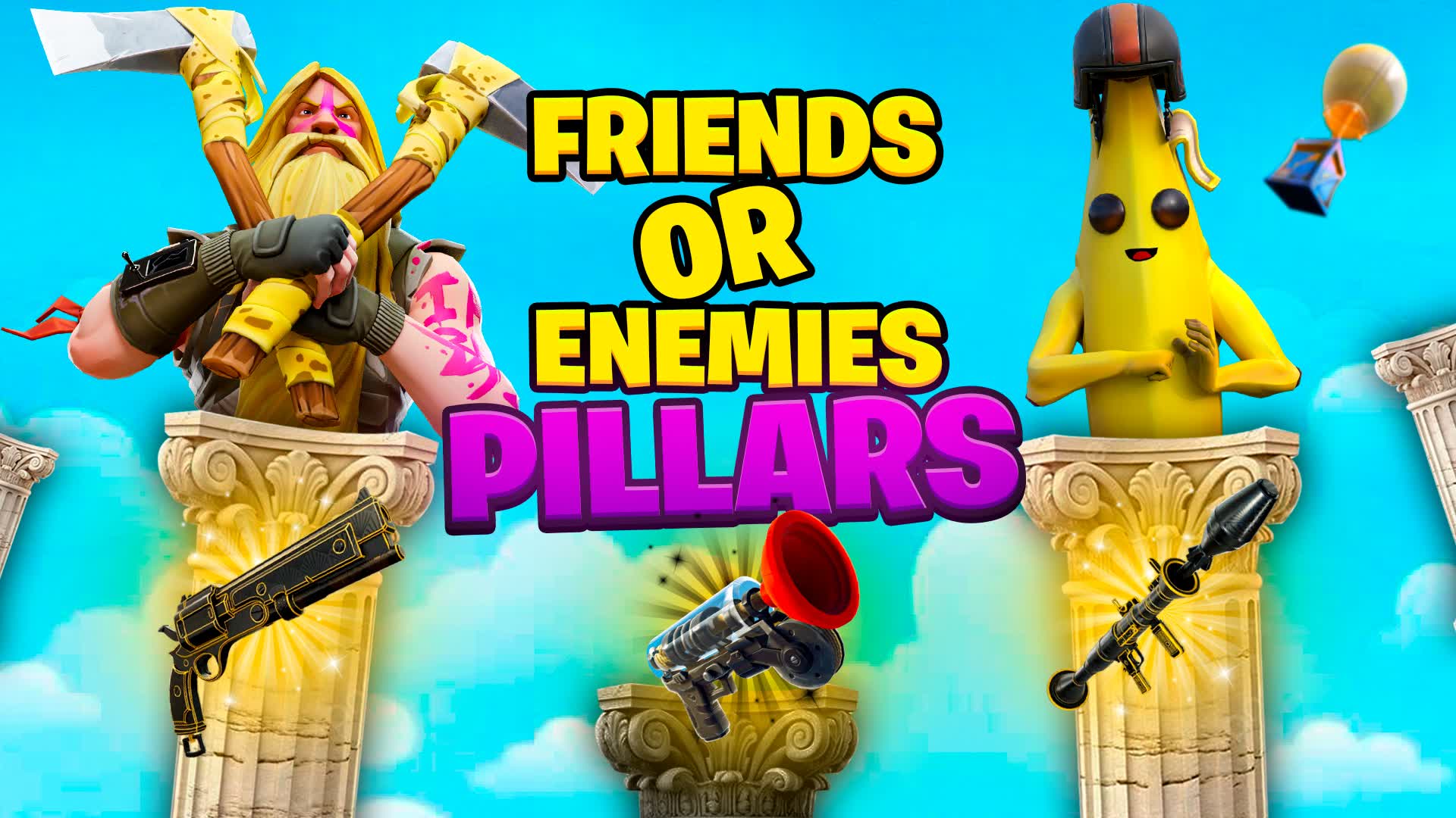 FRIENDS OR ENEMIES PILLARS!🤩 0099-7775-0395 by lackss - Fortnite ...