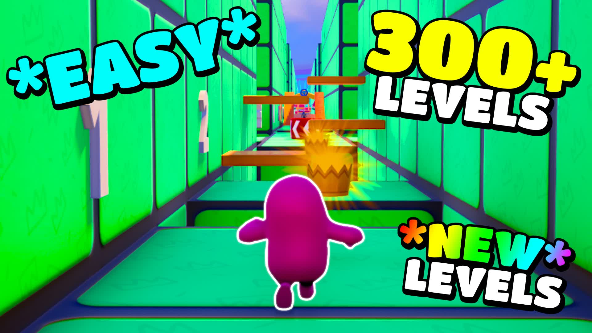 DEFAULT PARKOUR +300 FALL GUYS 1987-5097-3373 by miniarcades - Fortnite ...