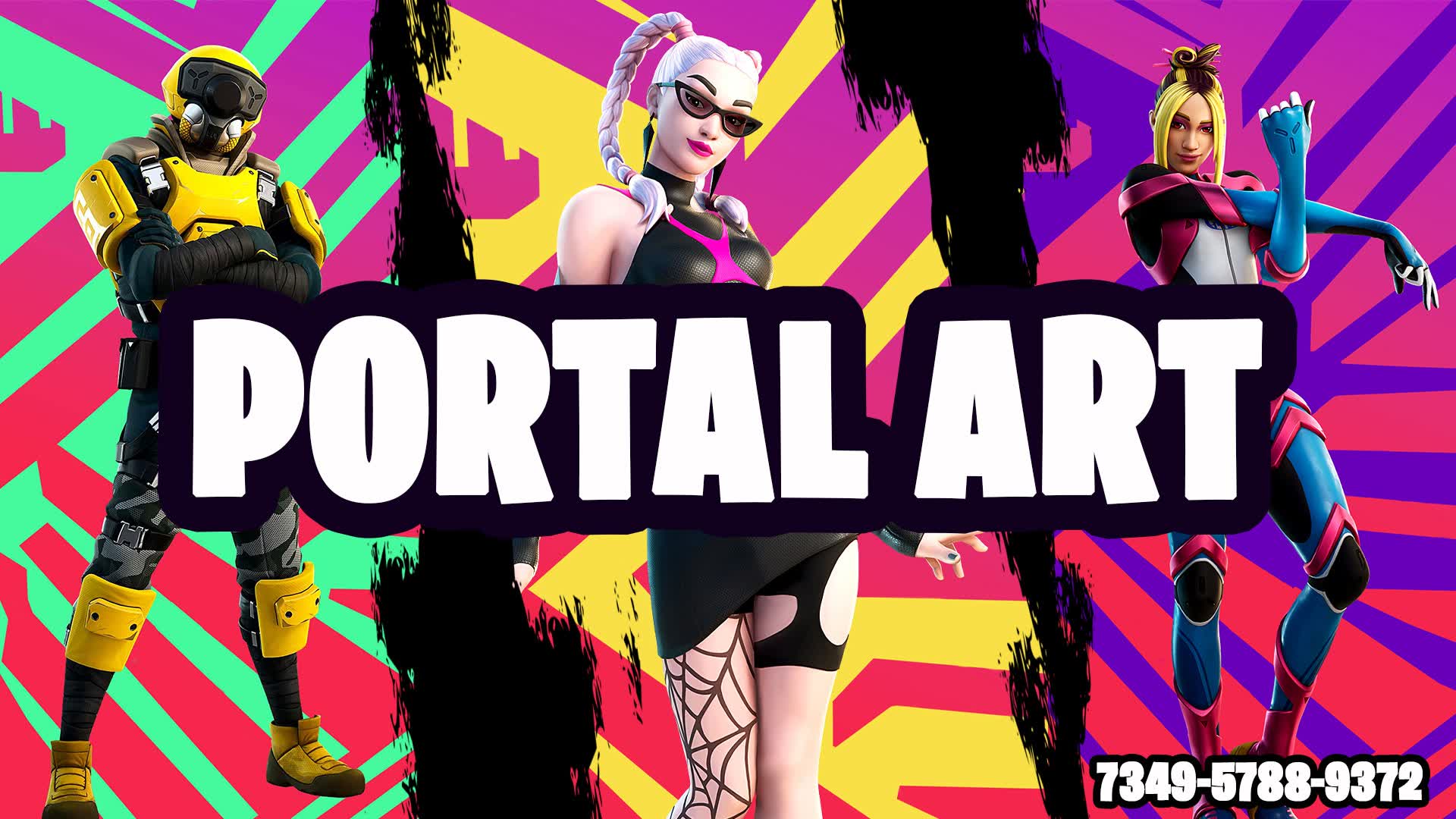 [PRO] Portal Art (Set1) 7349-5788-9372 by prodigy.games - Fortnite ...