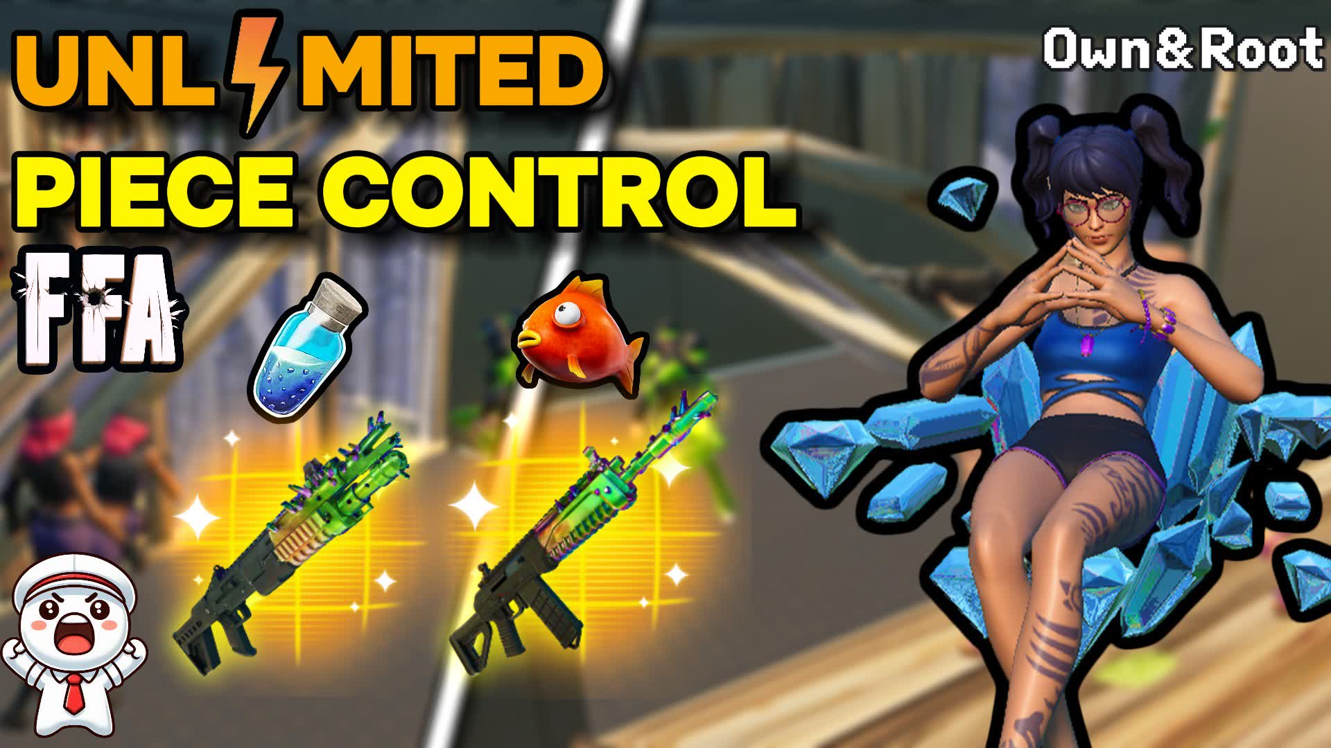 FFA PIECE CONTROL [OR] 0146-5301-0888 by ownandroot - Fortnite Creative ...