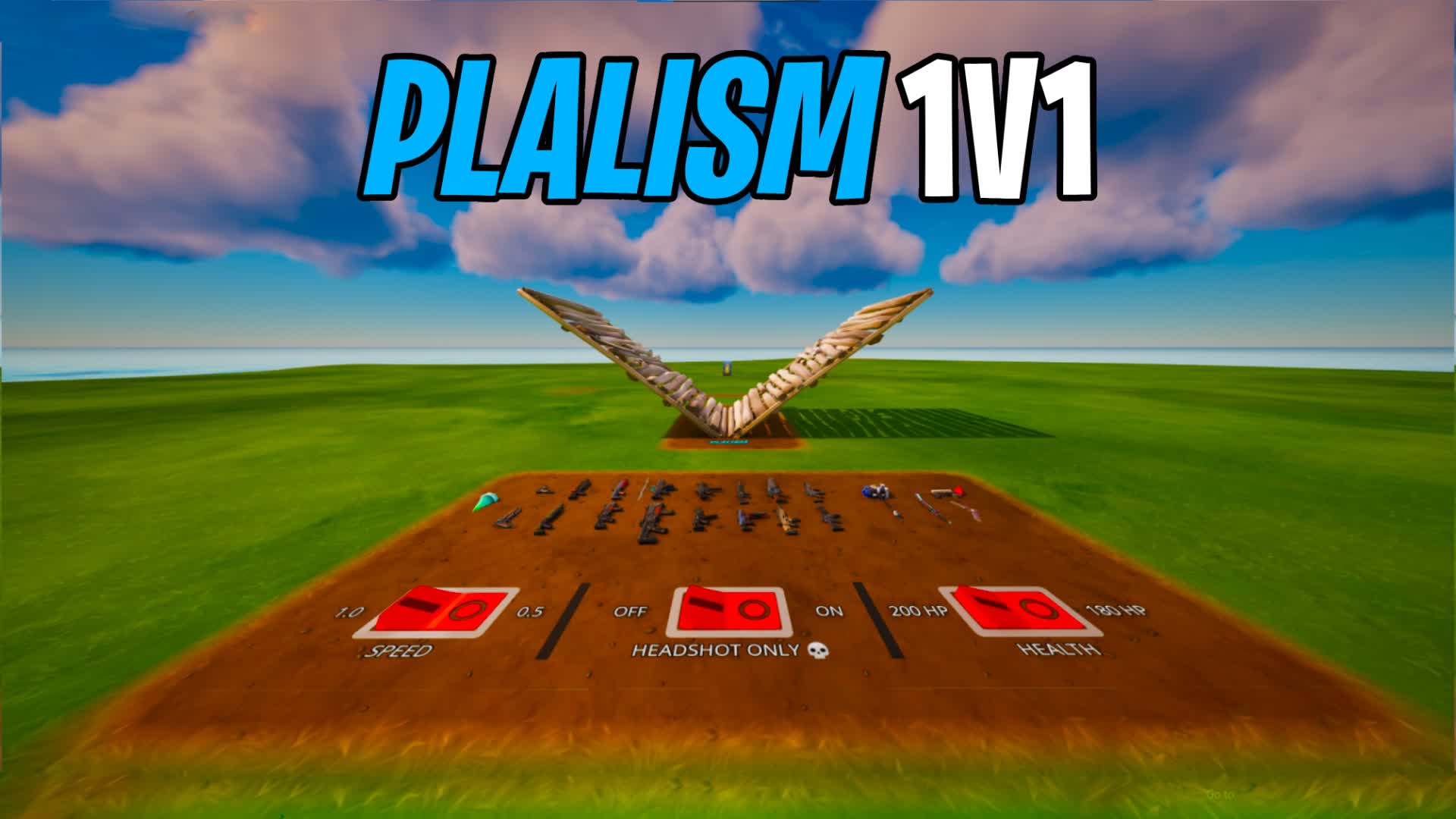 Plalism 1v1 0 Delay 🌟 0363-2685-1192 by fridge - Fortnite Creative Map ...
