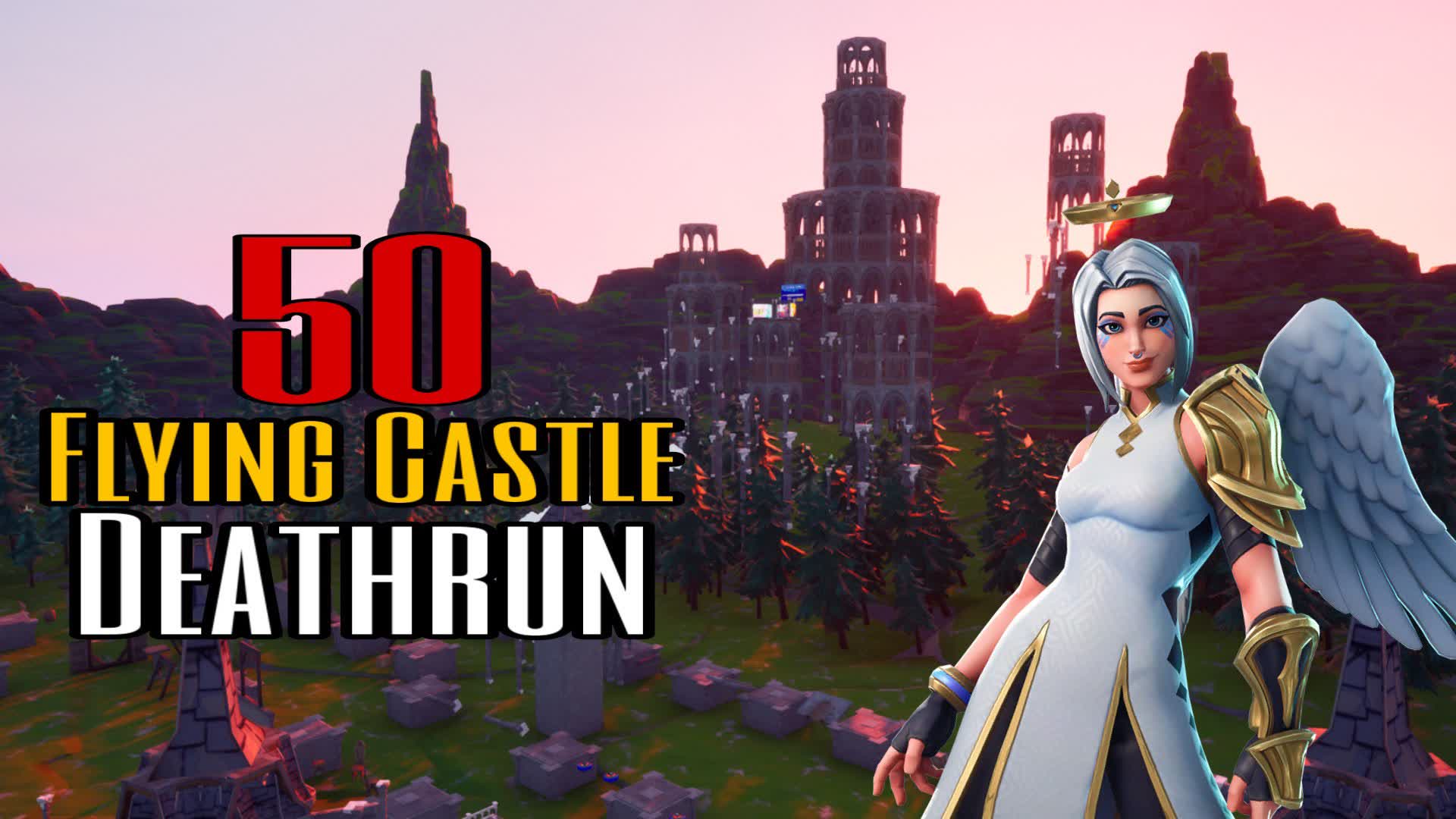 🏹 50 Level Flying Castle Deathrun 🏹 3718-7924-5182 by realnasty - Fortnite Creative Map Code ...