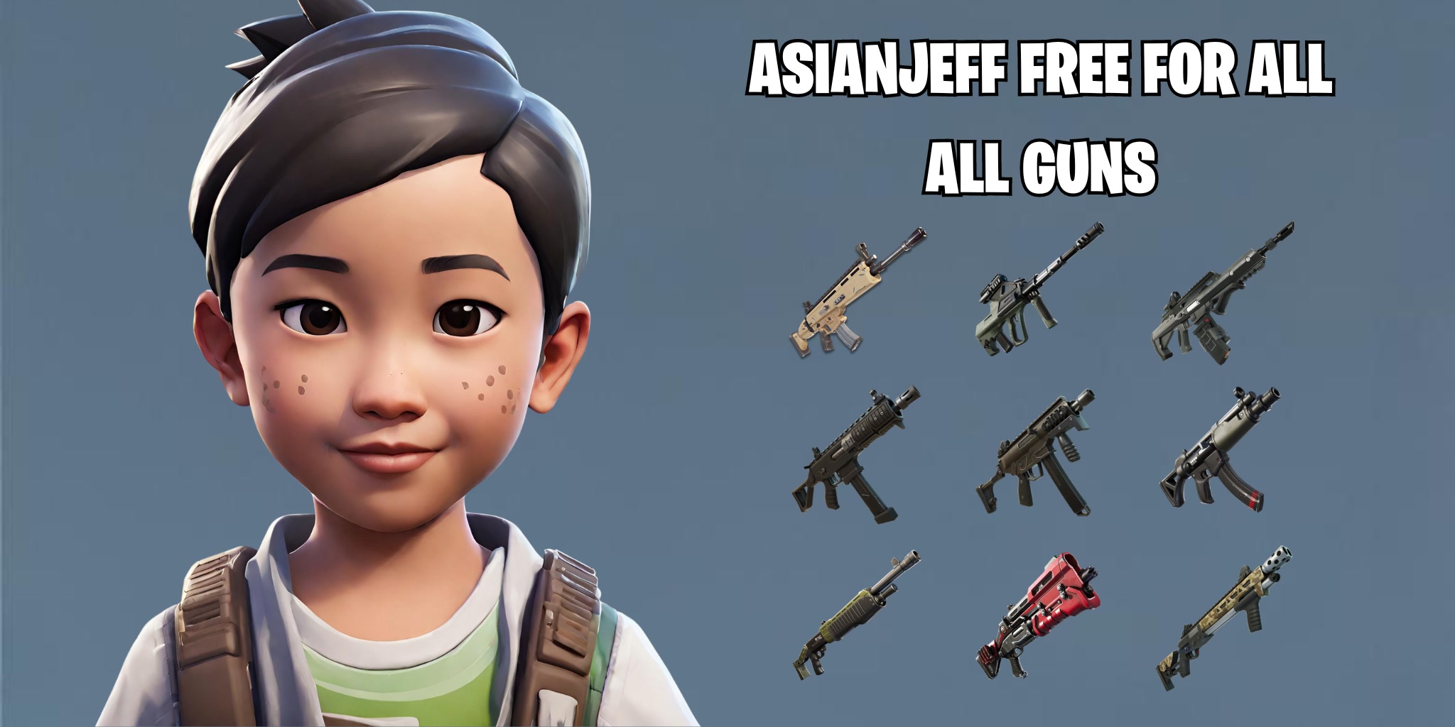 AsianJeff FFA ALL GUNS 3726-6862-9272 by itsgunt-on-yt - Fortnite ...