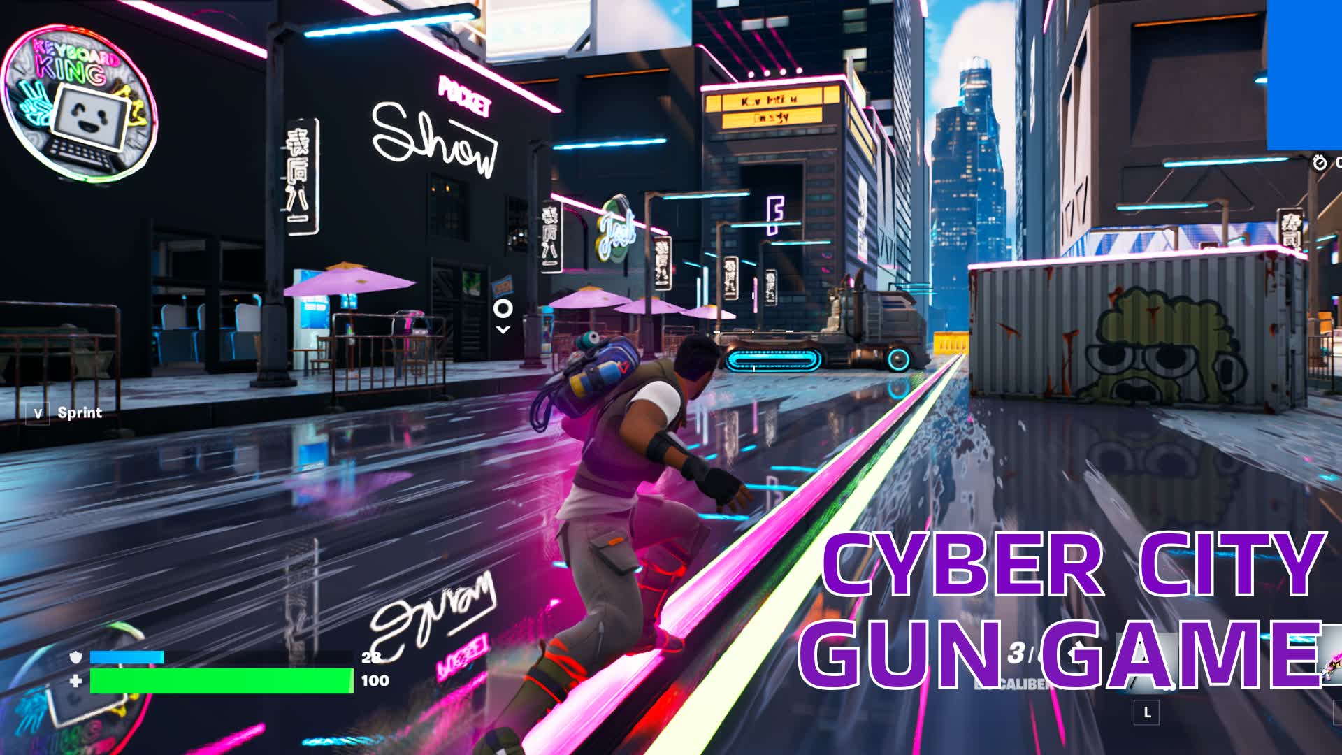 🚀 CYBER CITY 🚀 GUN GAME 🚀 7333-8825-3294 by xqcl - Fortnite Creative ...