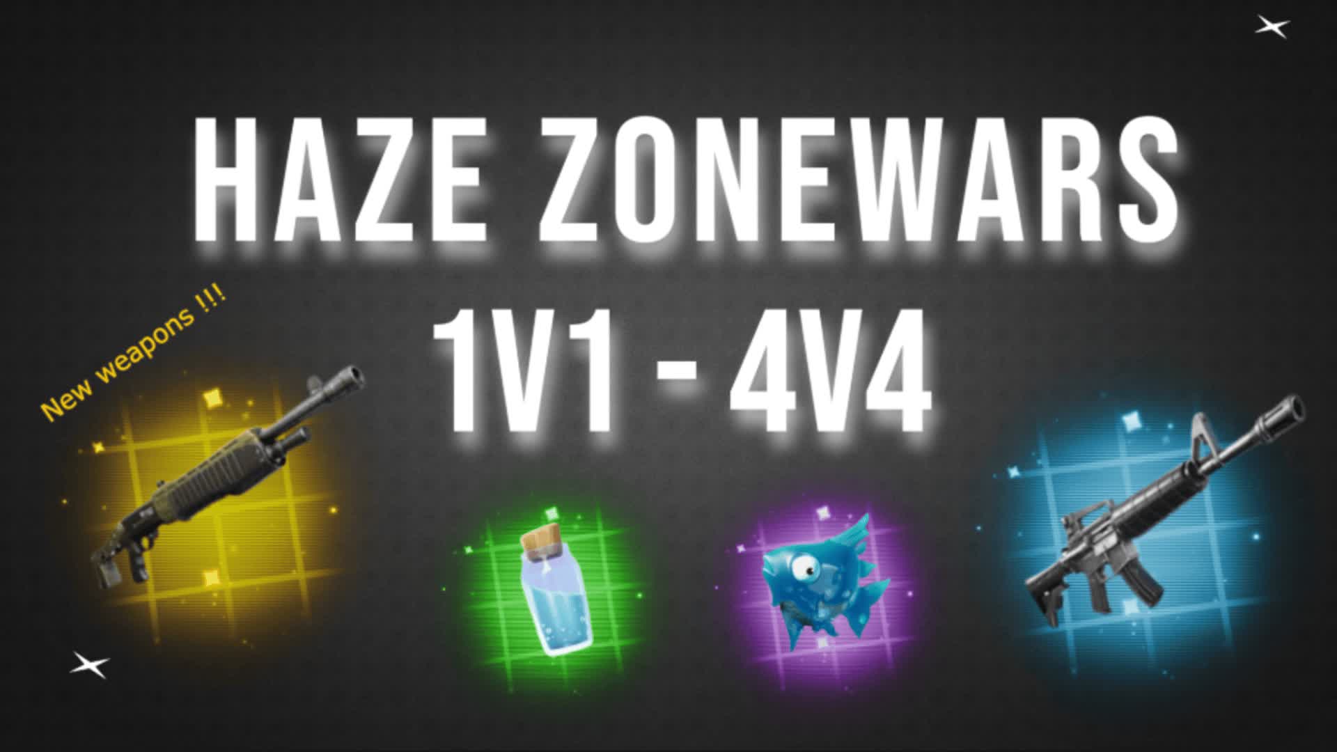 HAZE ZONEWARS ( 1v1 - 4v4 ) 0462-9644-3385 by hazeteam - Fortnite ...