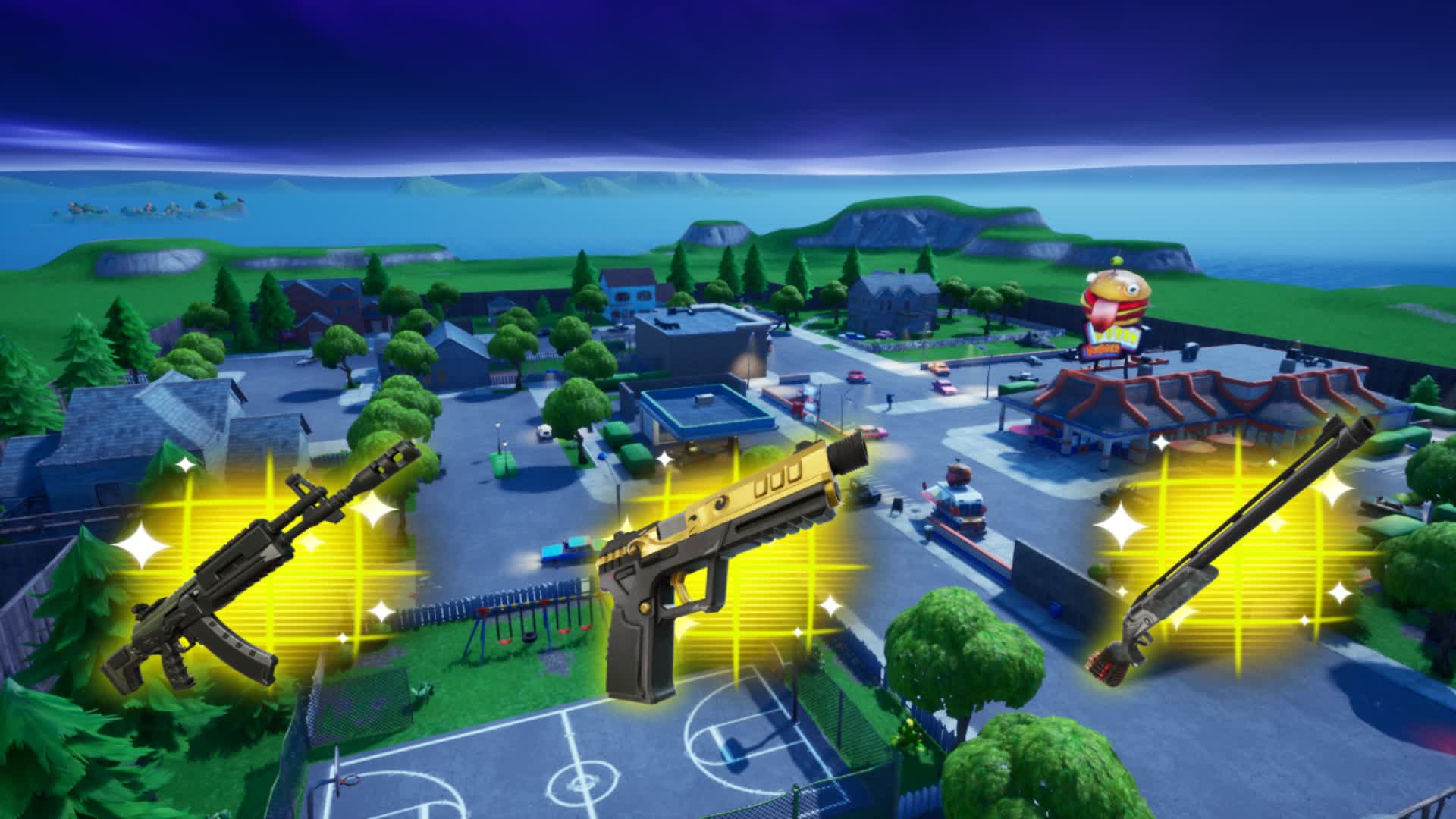 🌲 Only Ranger Guns Greasy Grove 🔥 9243-1871-3942 by ironydev - Fortnite ...