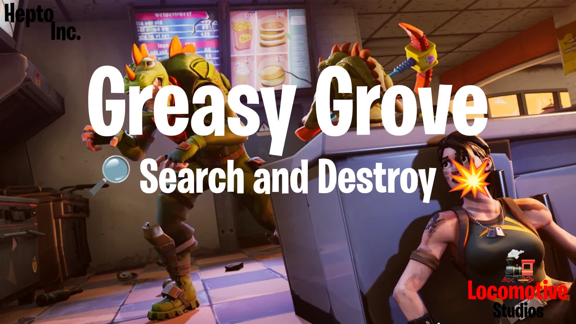 🔍 Greasy Grove Search and Destroy 💥 6097-3613-3116 by hepto - Fortnite ...