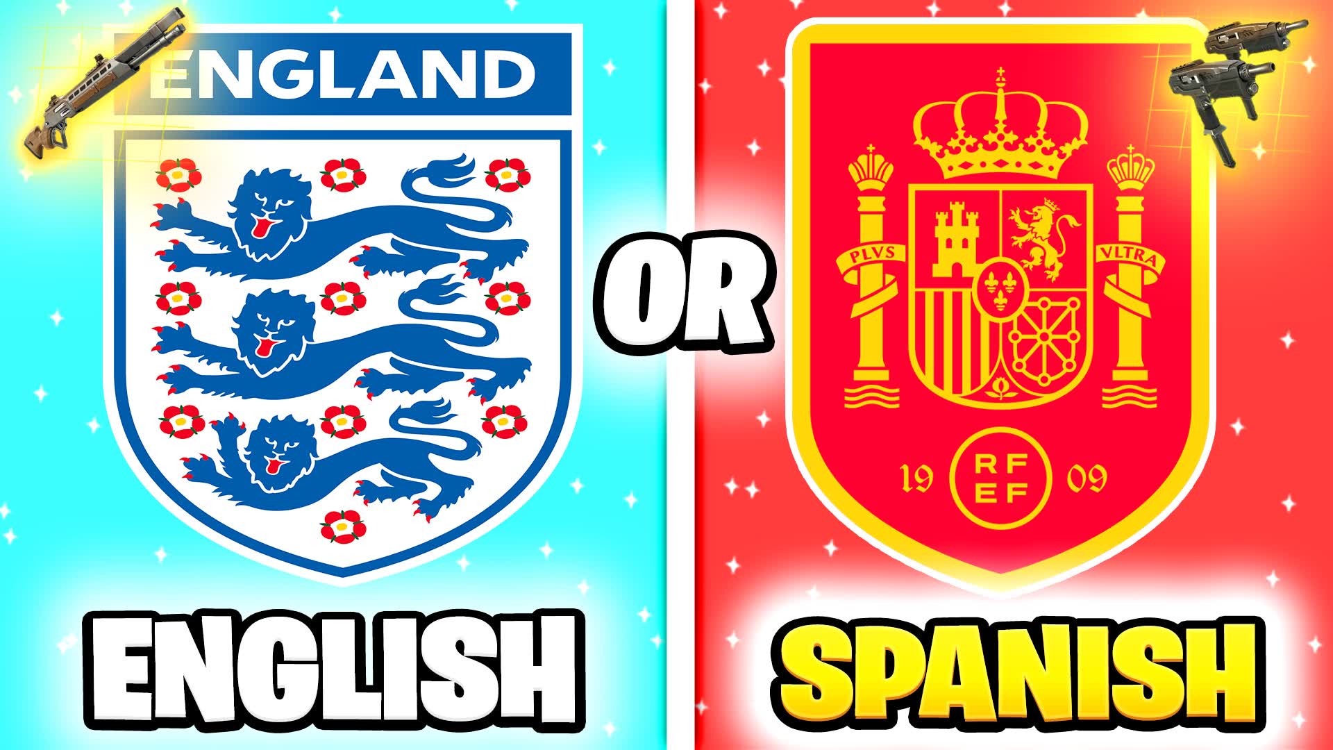 ENGLISH OR SPANISH FUN RED VS BLUE 1763-5026-9460 by dacciniyt ...