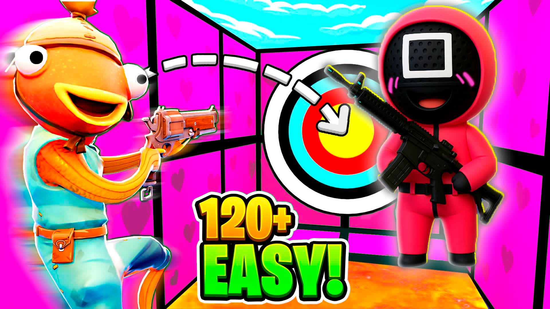 OCTO GAME TRICKSHOT PARKOUR🎯(121 LEVEL) 6458-7953-9081 by b0st1 - Fortnite Creative Map Code ...