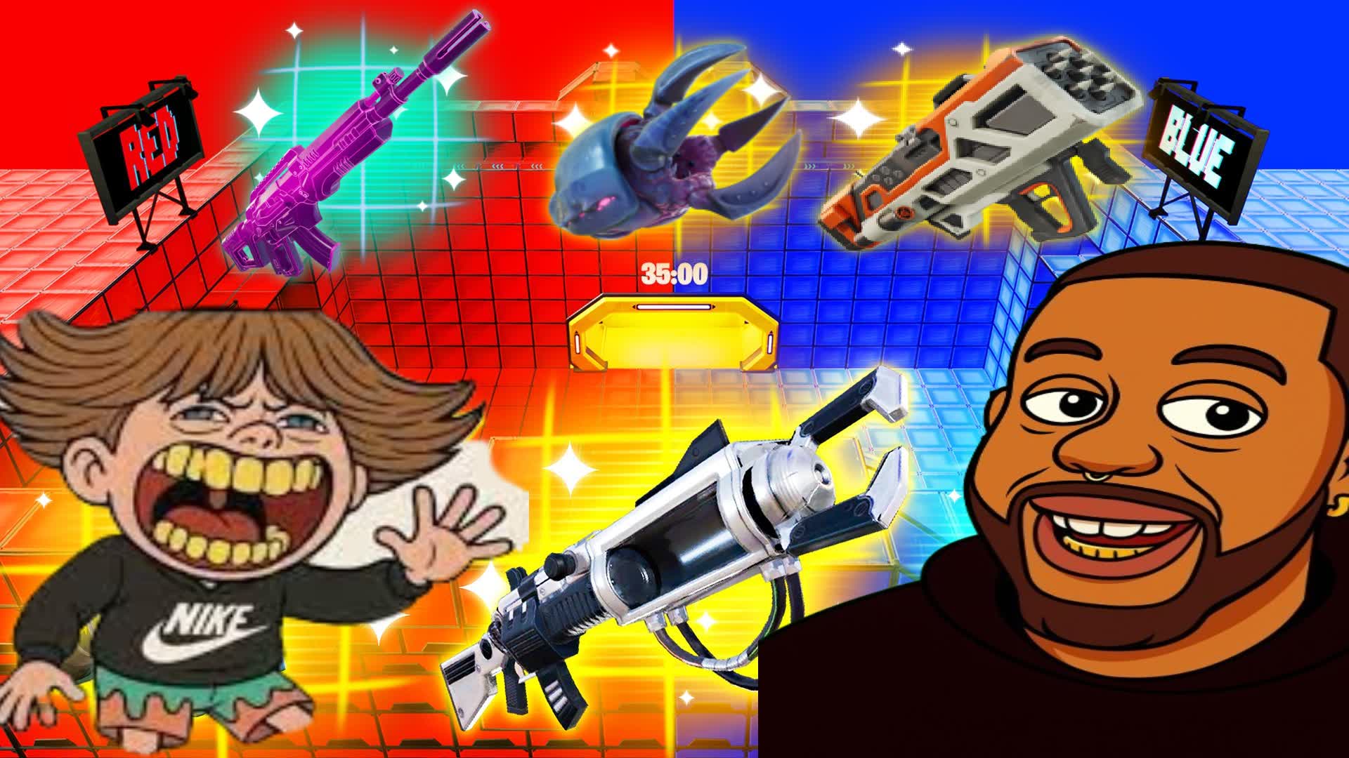 67 VS 41 RED VS BLUE 3249-0296-5436 by bp094510 - Fortnite Creative Map Code - Fortnite.GG