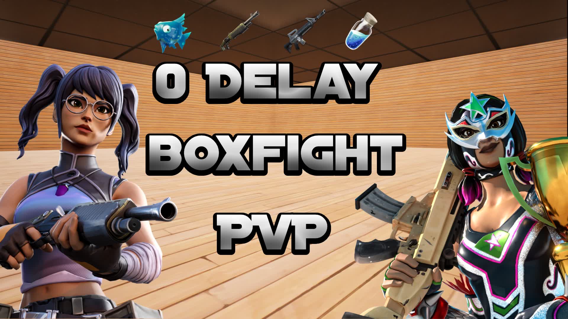 Box PvP (0 Delay) 1534-6214-0593 by tigar - Fortnite