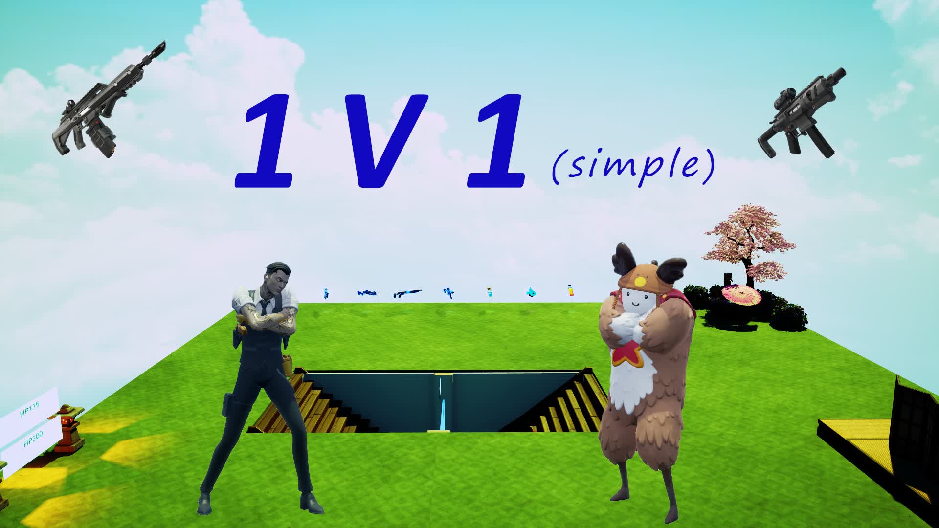 Simple 1V1 6485-7347-7820 by babibubear - Fortnite Creative Map Code - Fortnite.GG