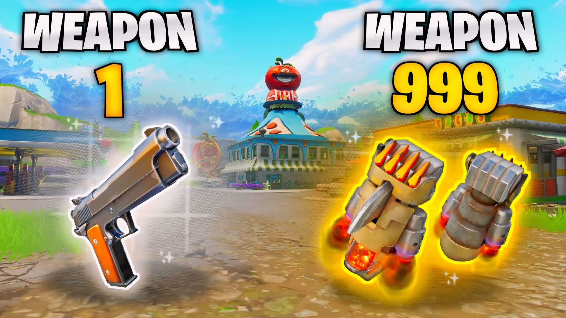 Tomato Town Gun Game 🎯 One Shot Bots 5915-0376-2355 by nostalgiamaps - Fortnite Creative Map ...