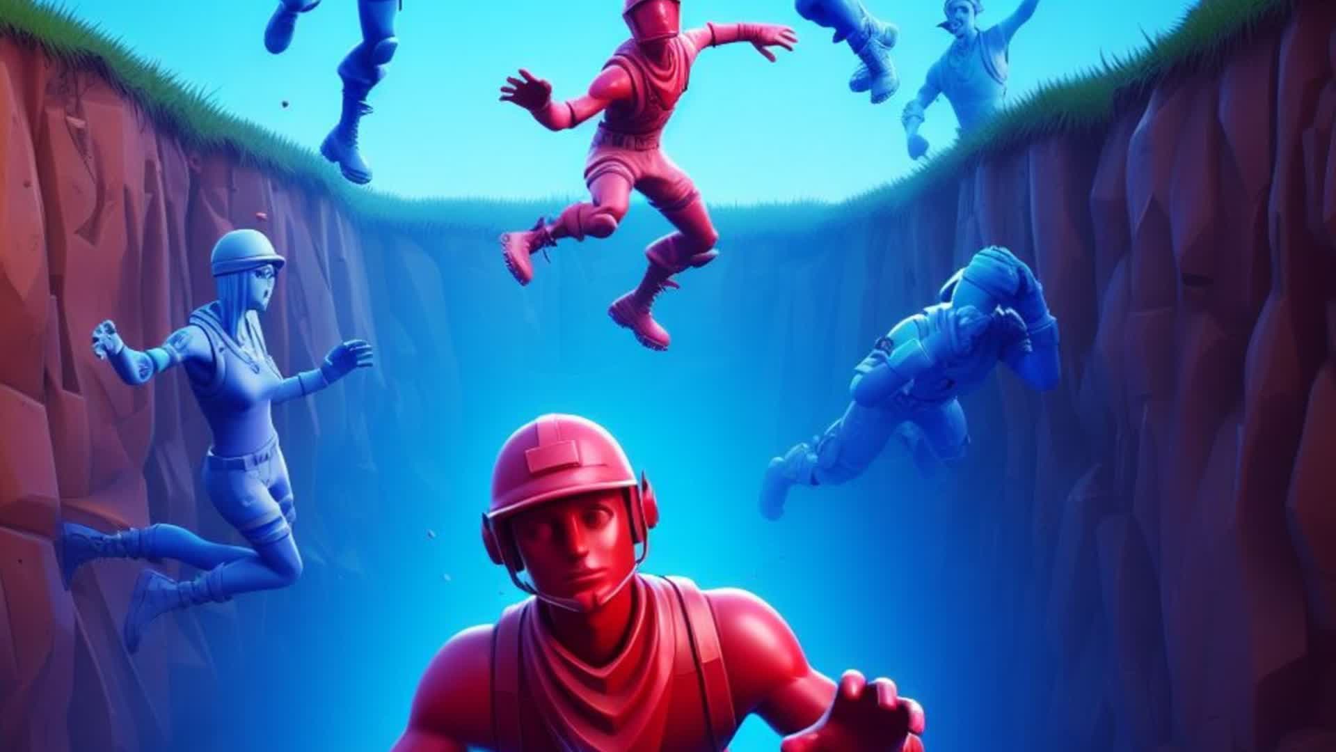 THE PIT - RED VS BLUE 🔴🔵 7375-8924-0351 by venstre - Fortnite Creative ...