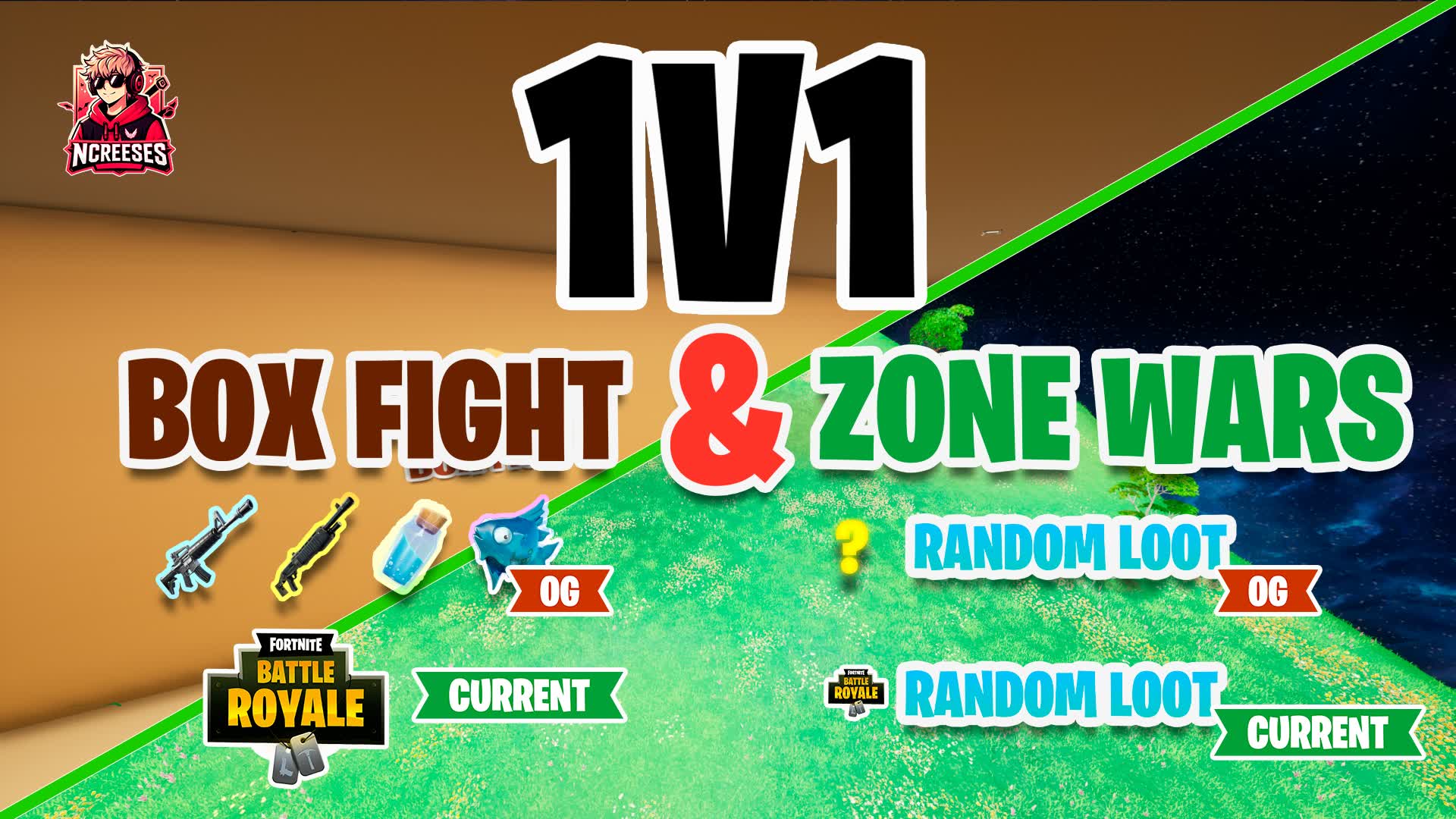 1V1 📦BOX FIGHT & ZONE WARS🏔️ 3958-8056-0793 by ncreeses - Fortnite Creative Map Code - Fortnite.GG
