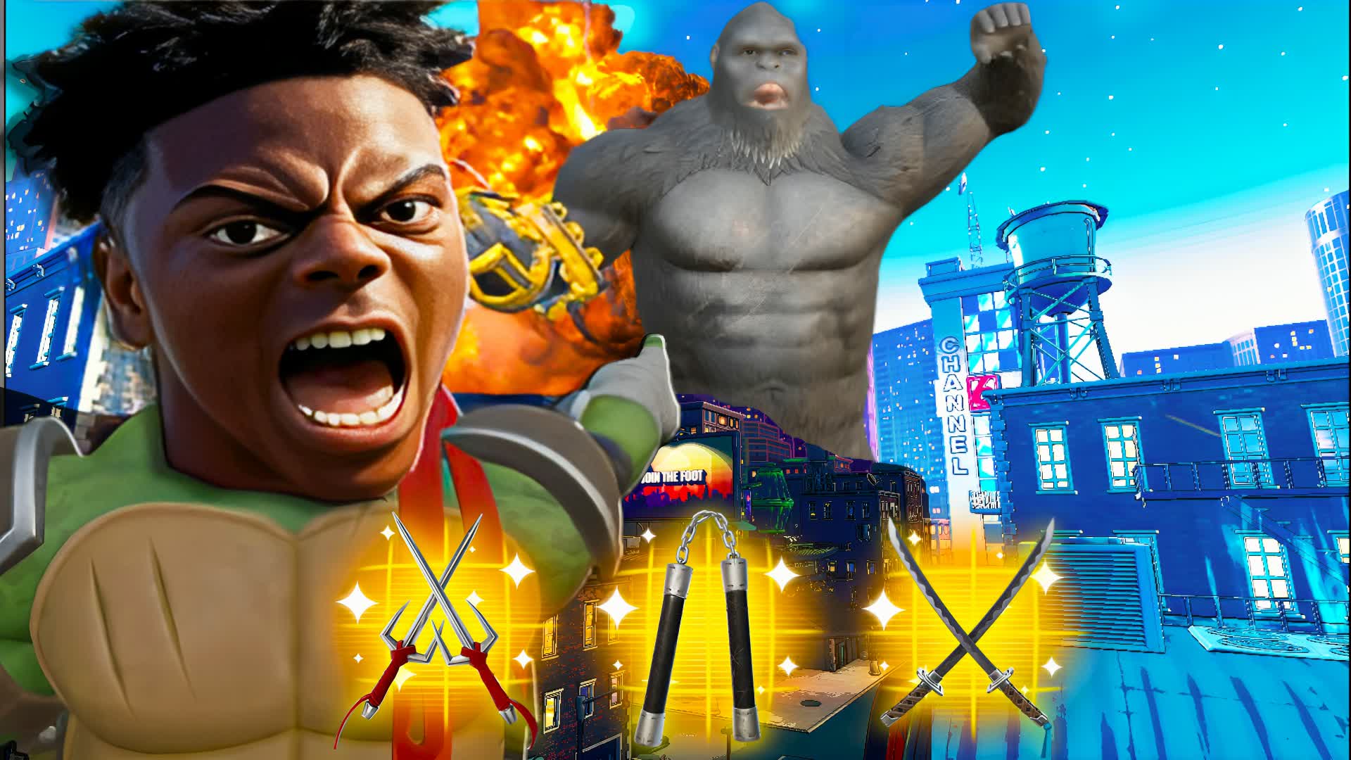 🔴INSANE RVB🔵 CITY BOSS EVENT 1369-9903-8019 by dakiti - Fortnite ...