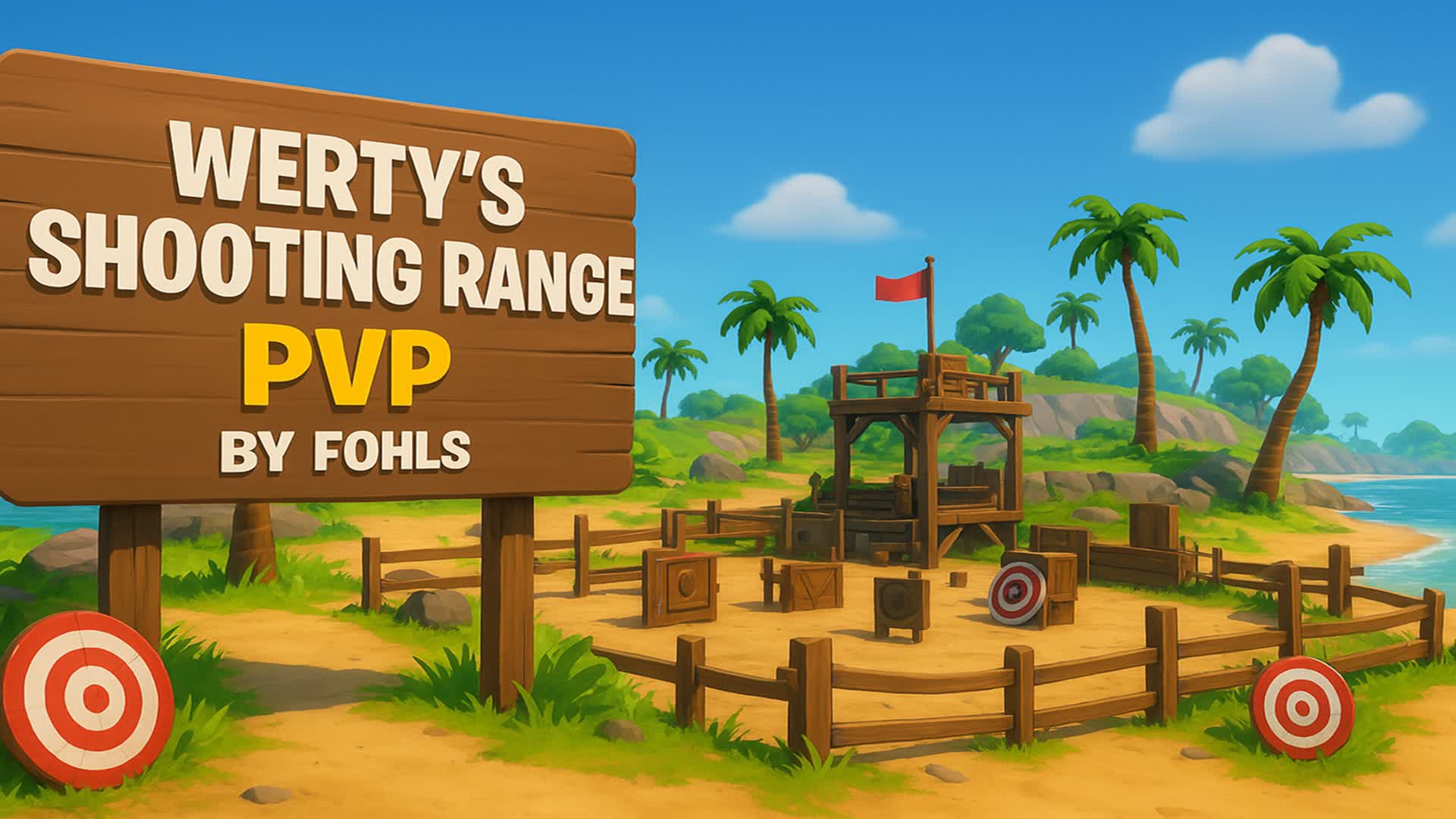 Werty's Shooting Range 1602-3207-2348 by fohls - Fortnite Creative Map ...