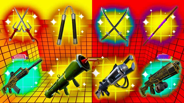 TMNT RED VS BLUE 🔴🔵 (ALL WEAPONS) 7088-0685-3882 by vlaster - Fortnite