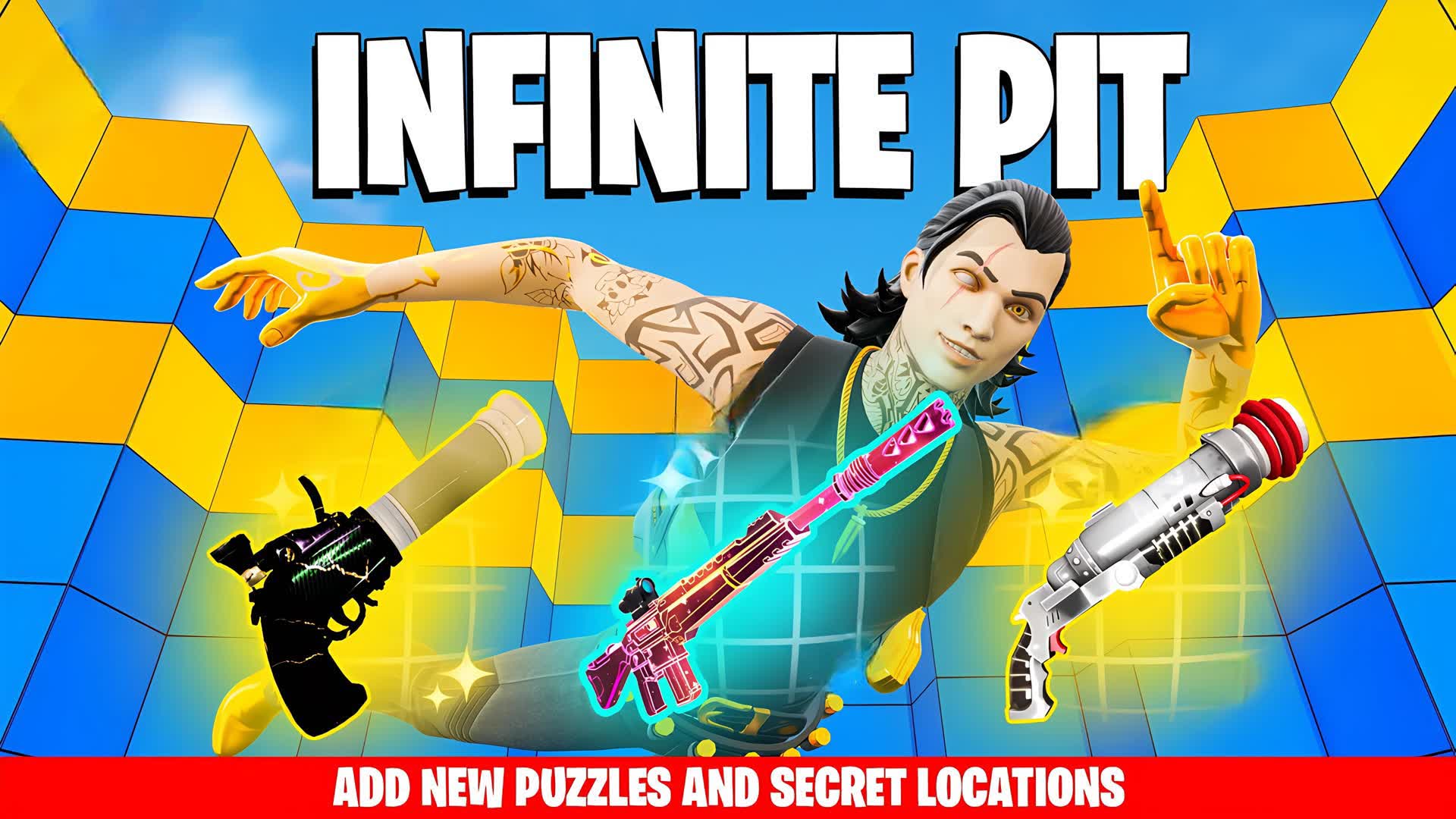 INFINITE PIT 5482-3875-0559🎯 4022-4143-0607 by sagafn - Fortnite Creative Map Code - Fortnite.GG