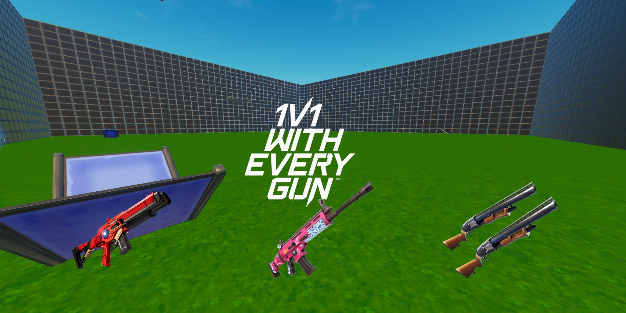1V1 WITH EVERY GUN 1425-6777-1064 by speace - Fortnite Creative Map Code - Fortnite.GG