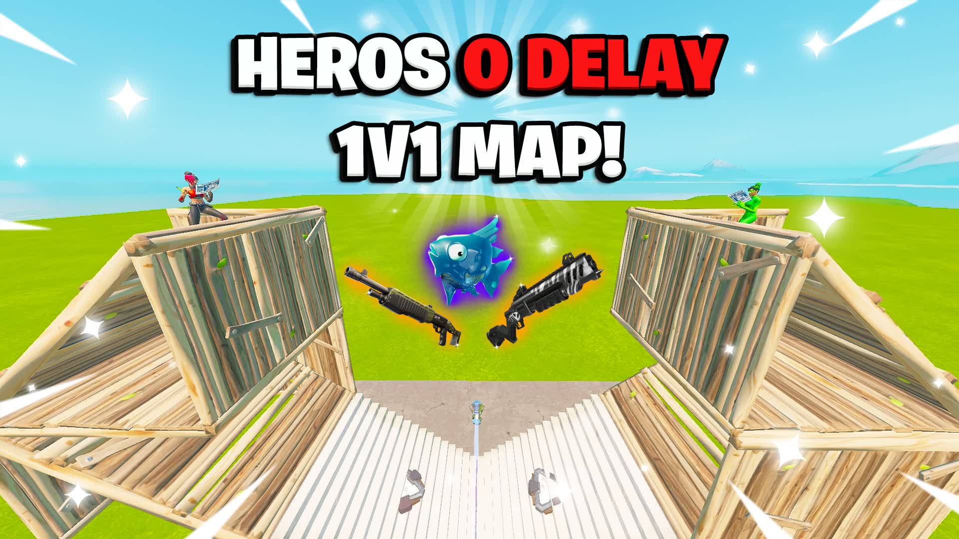 HERO'S 0 DELAY 1V1 MAP! 🏆 2667-3728-8251 by heroclick - Fortnite Creative Map Code - Fortnite.GG