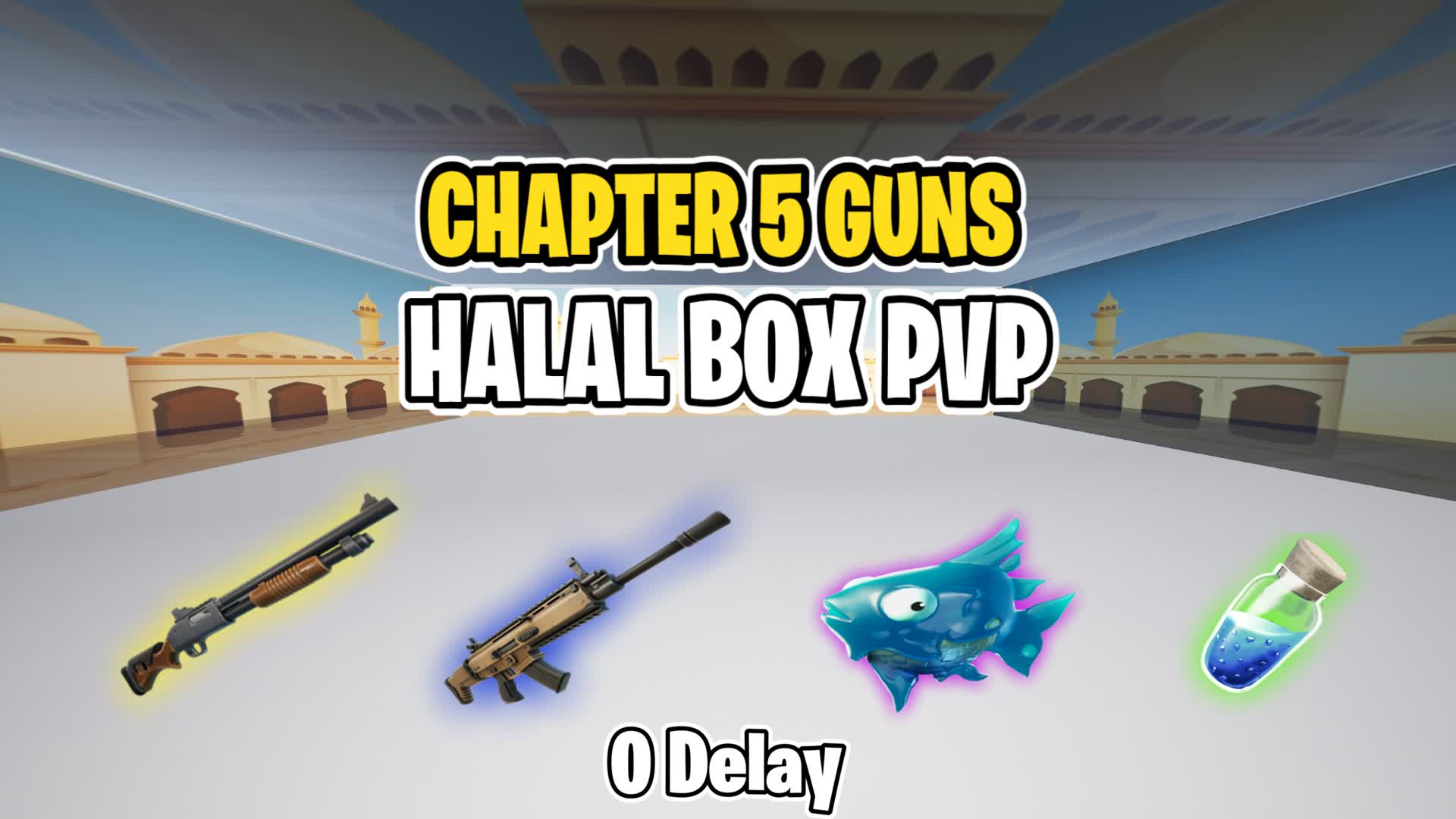 حلال HALAL BOX PVP 📦 6354-8543-1713 by dilluted - Fortnite Creative Map Code - Fortnite.GG
