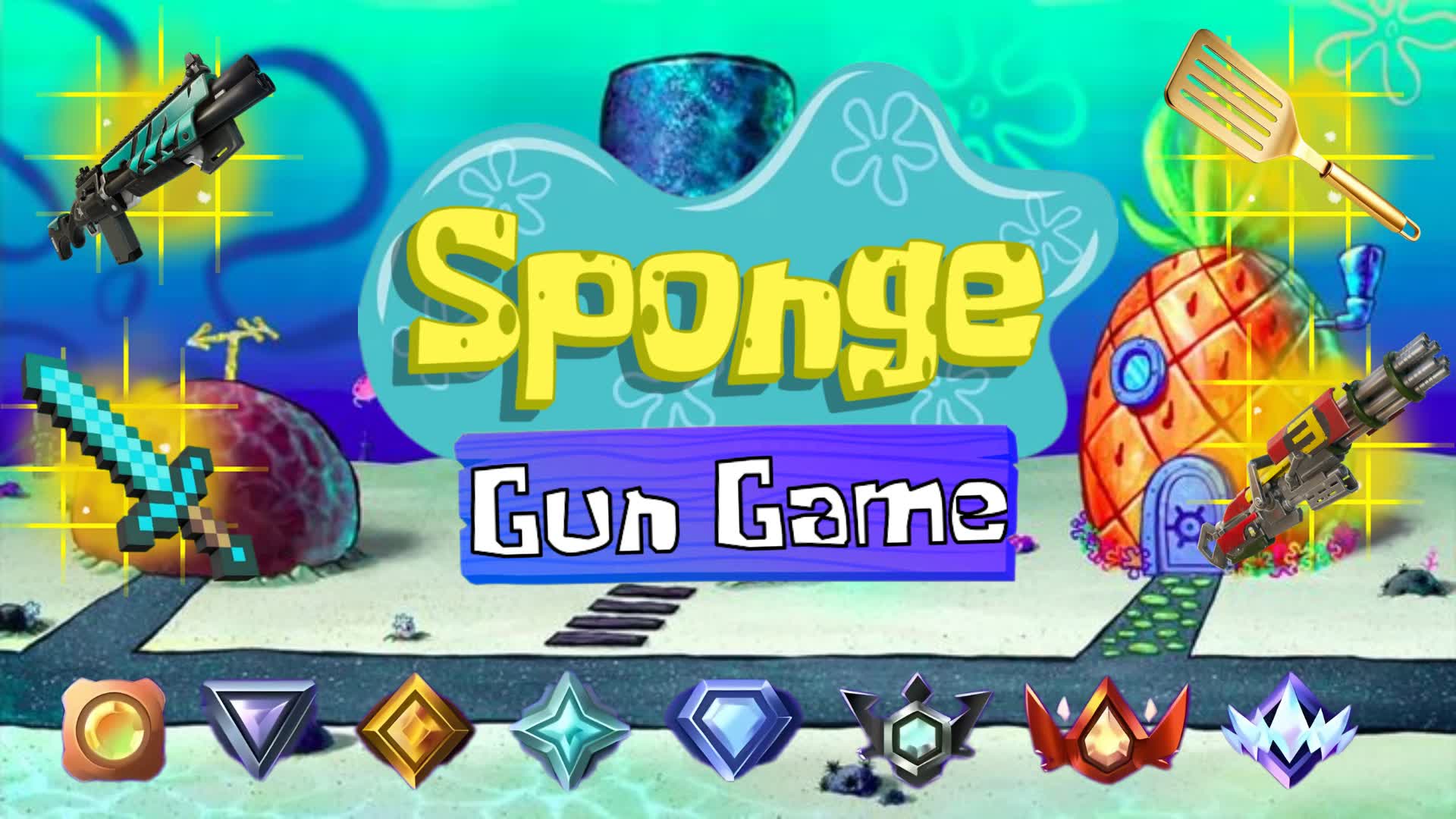 SPONGE🏝️GUN GAME🔫ONE SHOT🎯 4085-8298-7538 by kingarthurtheiii ...