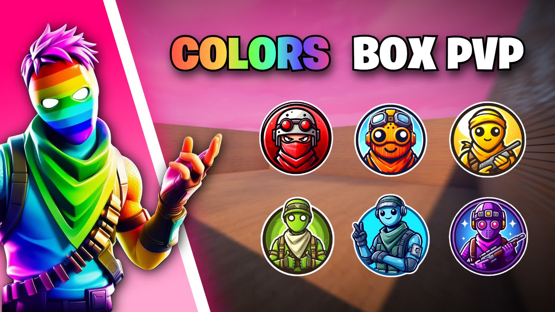 COLORS BOX PVP 🌈📦 9554-7518-3308 by dorey - Fortnite Creative Map Code ...
