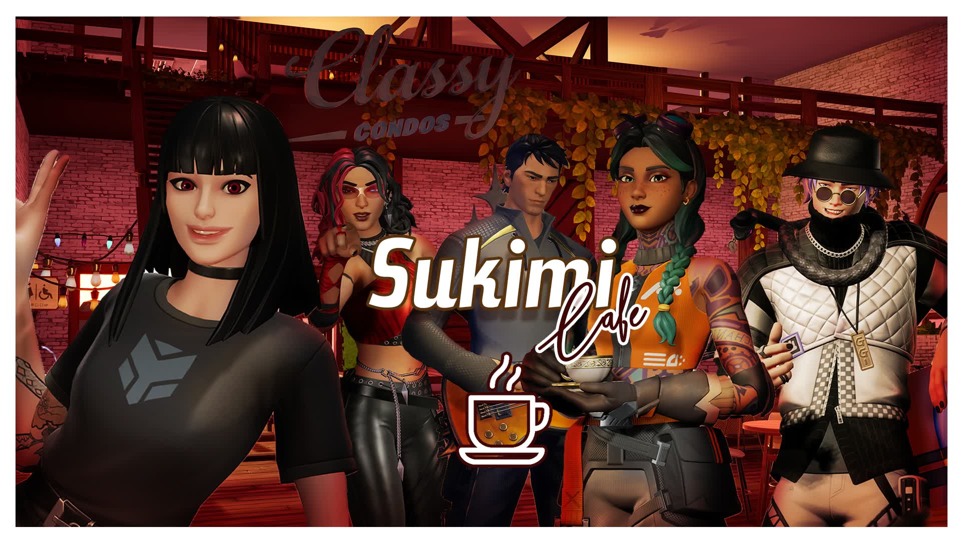 Sukimi Cafe 0842-4498-2516 by t0p1i - Fortnite Creative Map Code ...