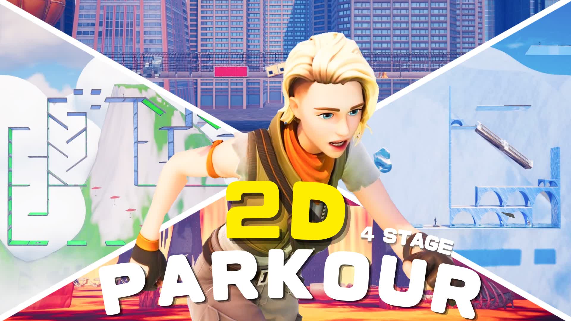 EASY 2D PARKOUR 4473 1098 2098 By Andagii Fortnite Creative Map Code EASY 2D PARKOUR 4473 1098 2098 By Andagii Fortnite Creative Map Code