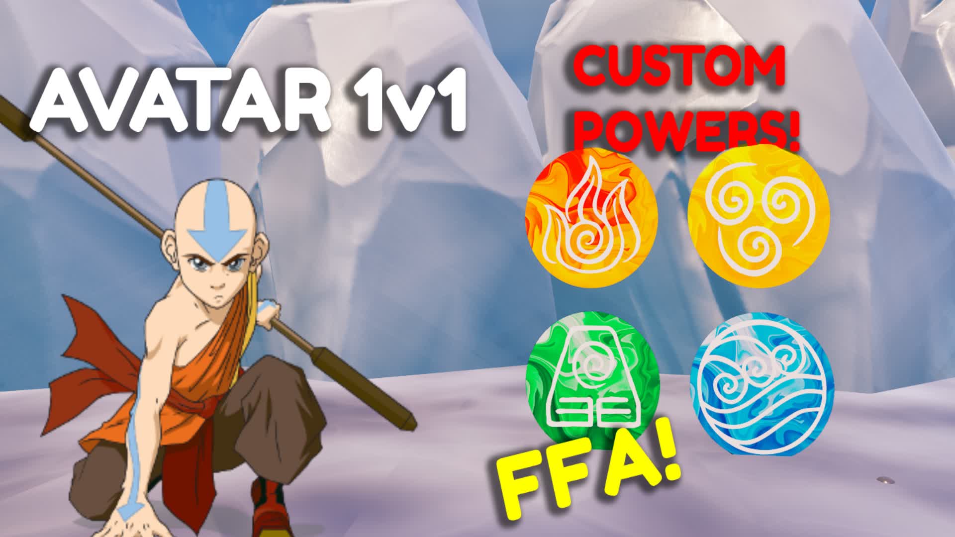 AVATAR 1v1 FFA ELEMENT BENDING 💧🌎🔥💨 4507-4339-1438 par enigm4 - Fortnite