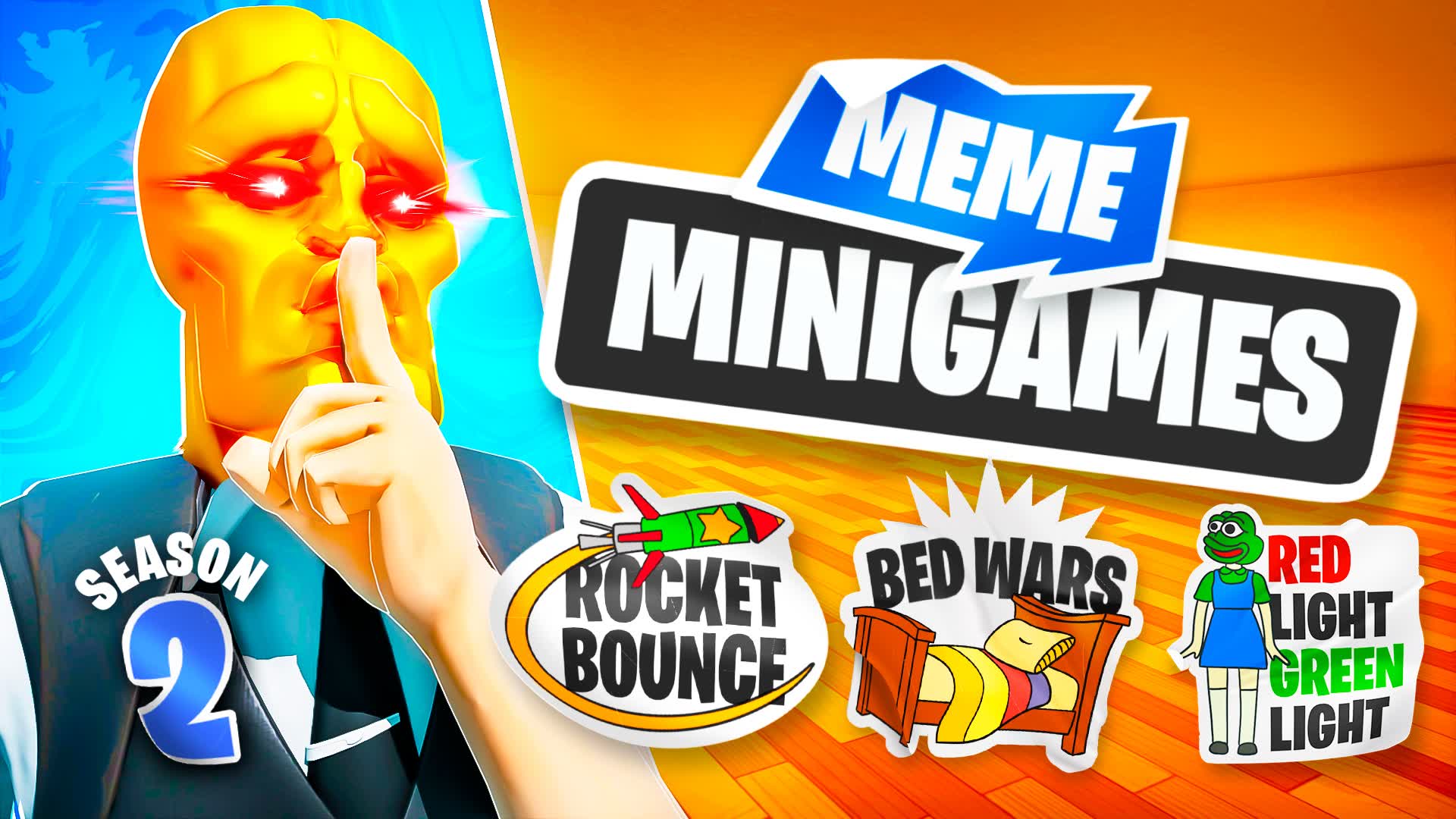 MEME MINIGAMES PVP 🎯 2911-5654-7139 by hipergames - Fortnite