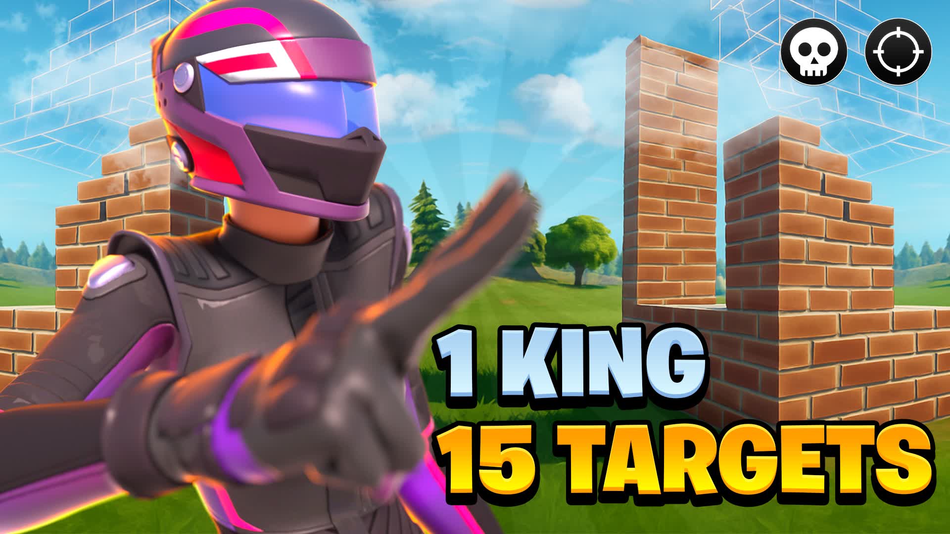 👑1 KING 15 TARGETS👑 2339-7244-3401 by skimad - Fortnite Creative Map ...