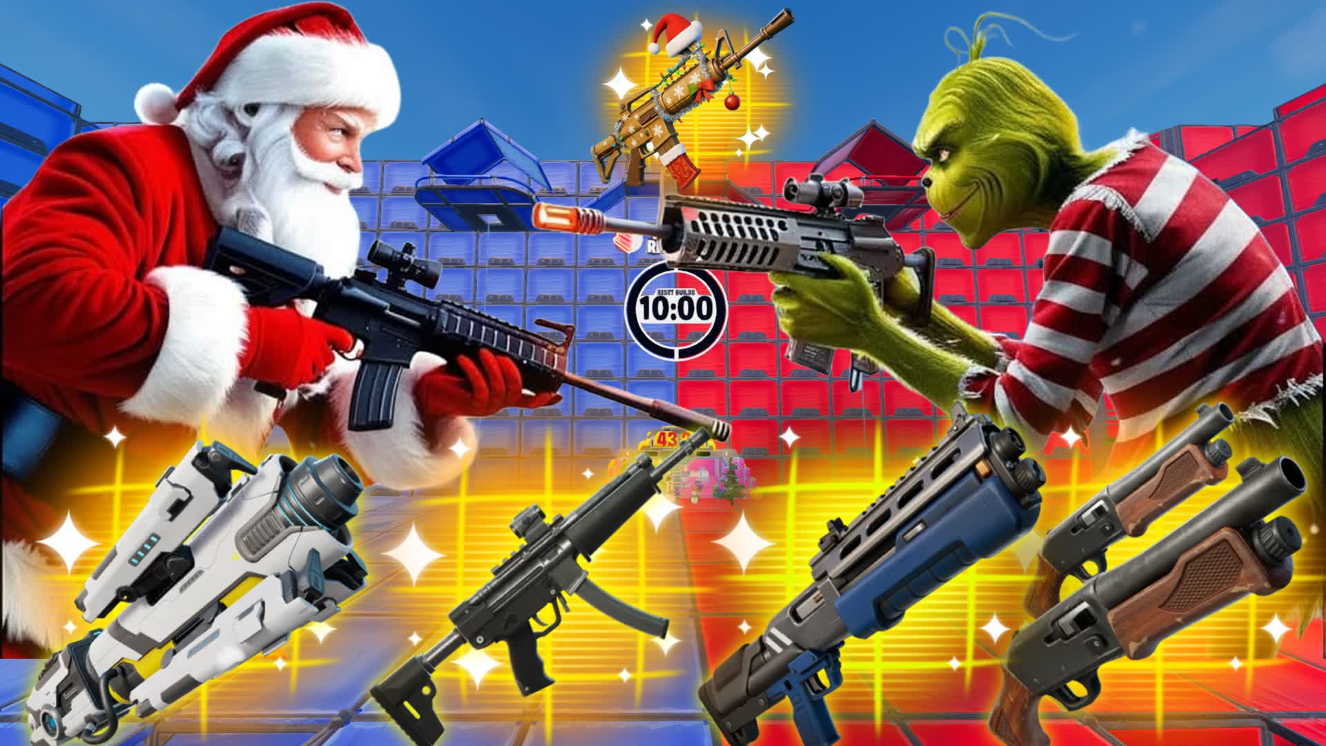 COMBAT RED VS BLUE🔴🔵 8344-3234-4721 by y_xp - Fortnite